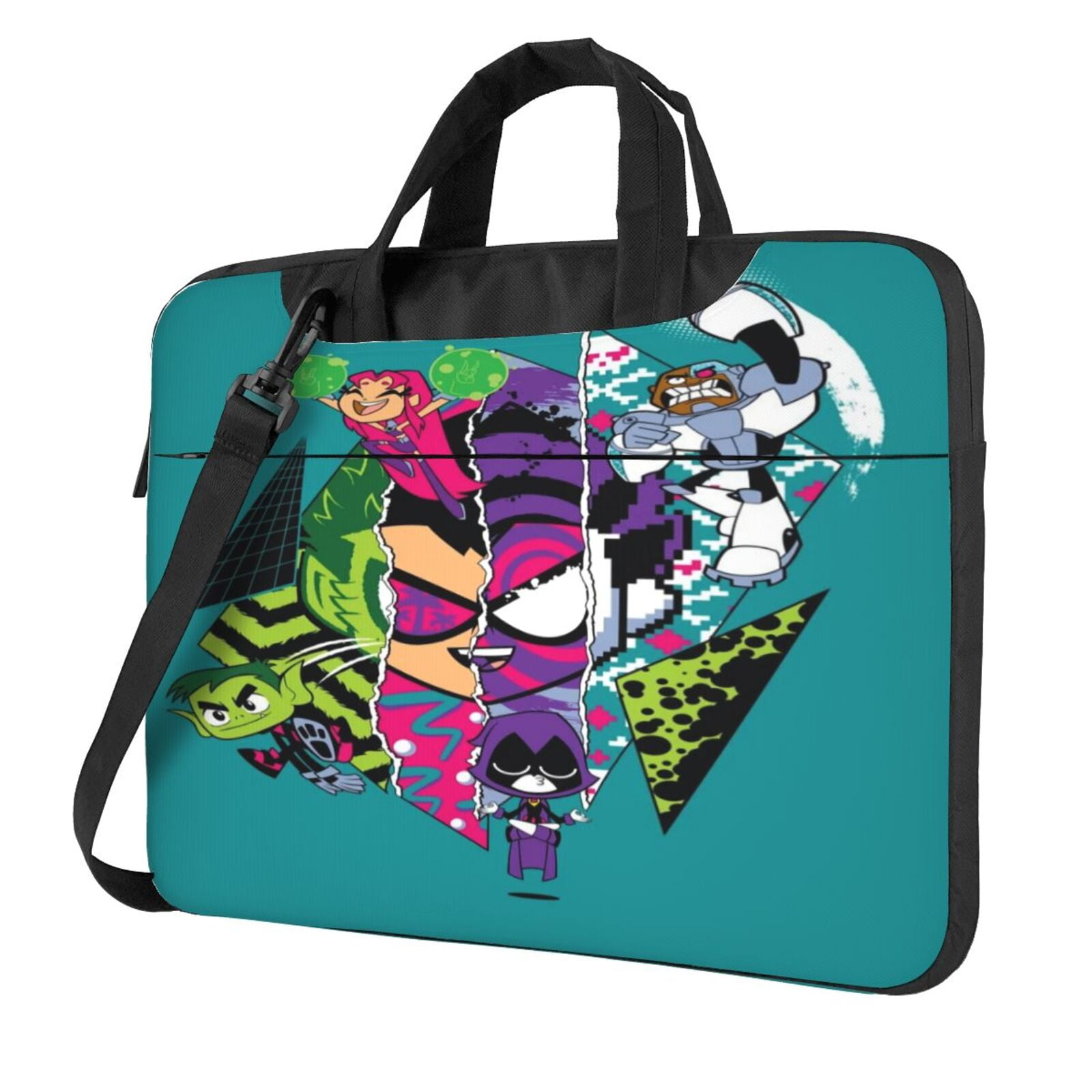 Teen Titans Go Laptop Bag with Extra Pocket Soft Carrying Handle ...