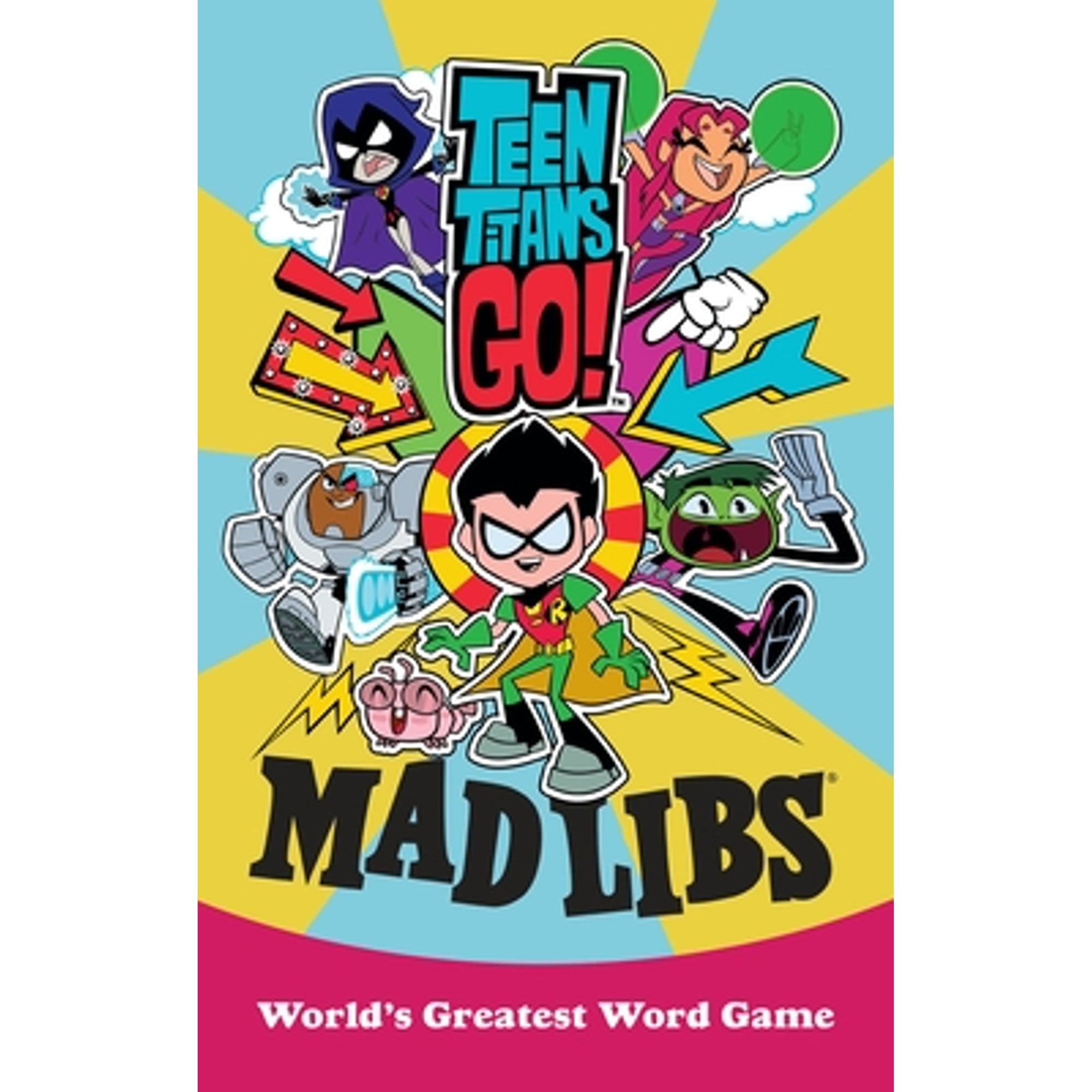 Pre-Owned Teen Titans Go! Mad Libs: World's Greatest Word Game ...