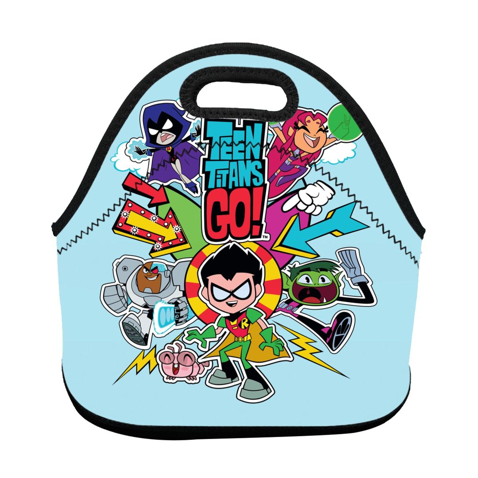 Titans Go Neoprene Insutated Lunch Bag Cute Lunch Box Lunch Bag Tote ...