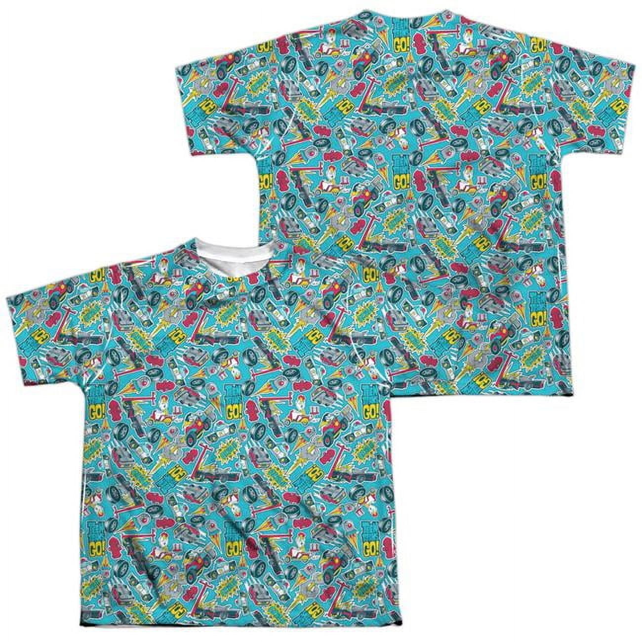 Teen Titans Go - Pattern (Front/Back Print) - Youth Short Sleeve Shirt ...
