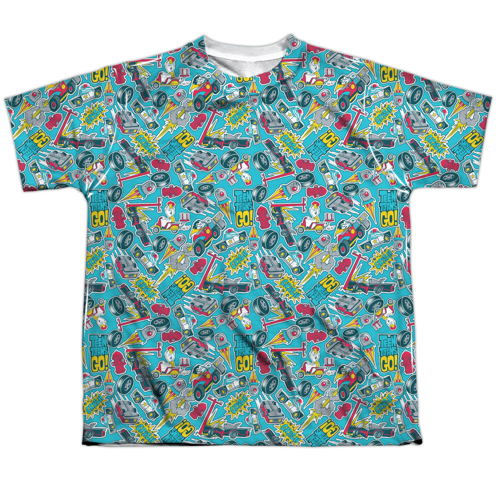 Teen Titans Go - Pattern - Youth Short Sleeve Shirt - X-Large - Walmart.com