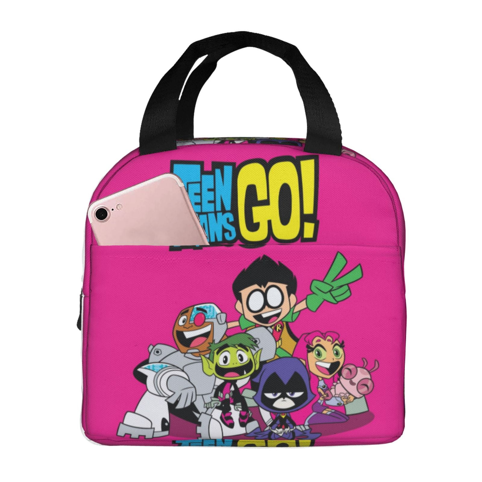 Teen Titans Go Portable Lunch Bag, Insulated Lunch Box Reusable Cooler ...