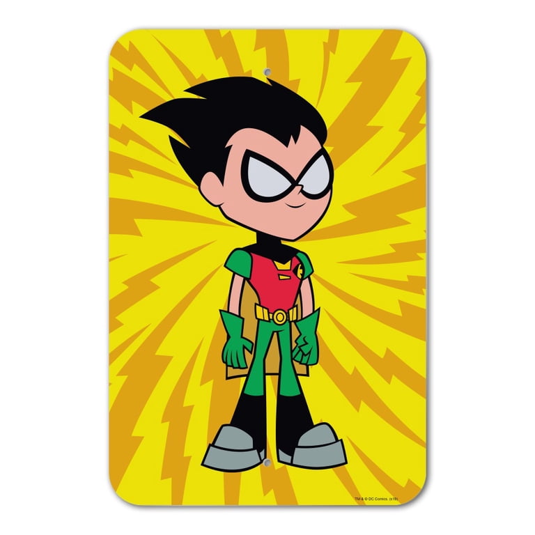 Teen Titans Robin Logo Teen Titans Go SD Action Robin 5" Figure NEW W