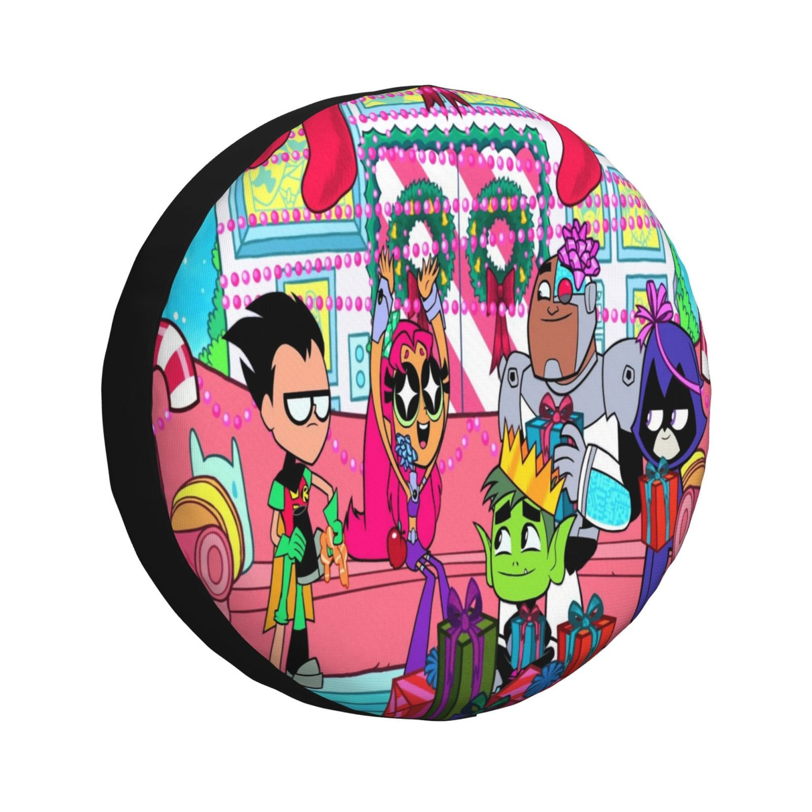 Teen Titans Go Spare Tire Cover for RV SUV Truck Travel Cartoon Trailer ...