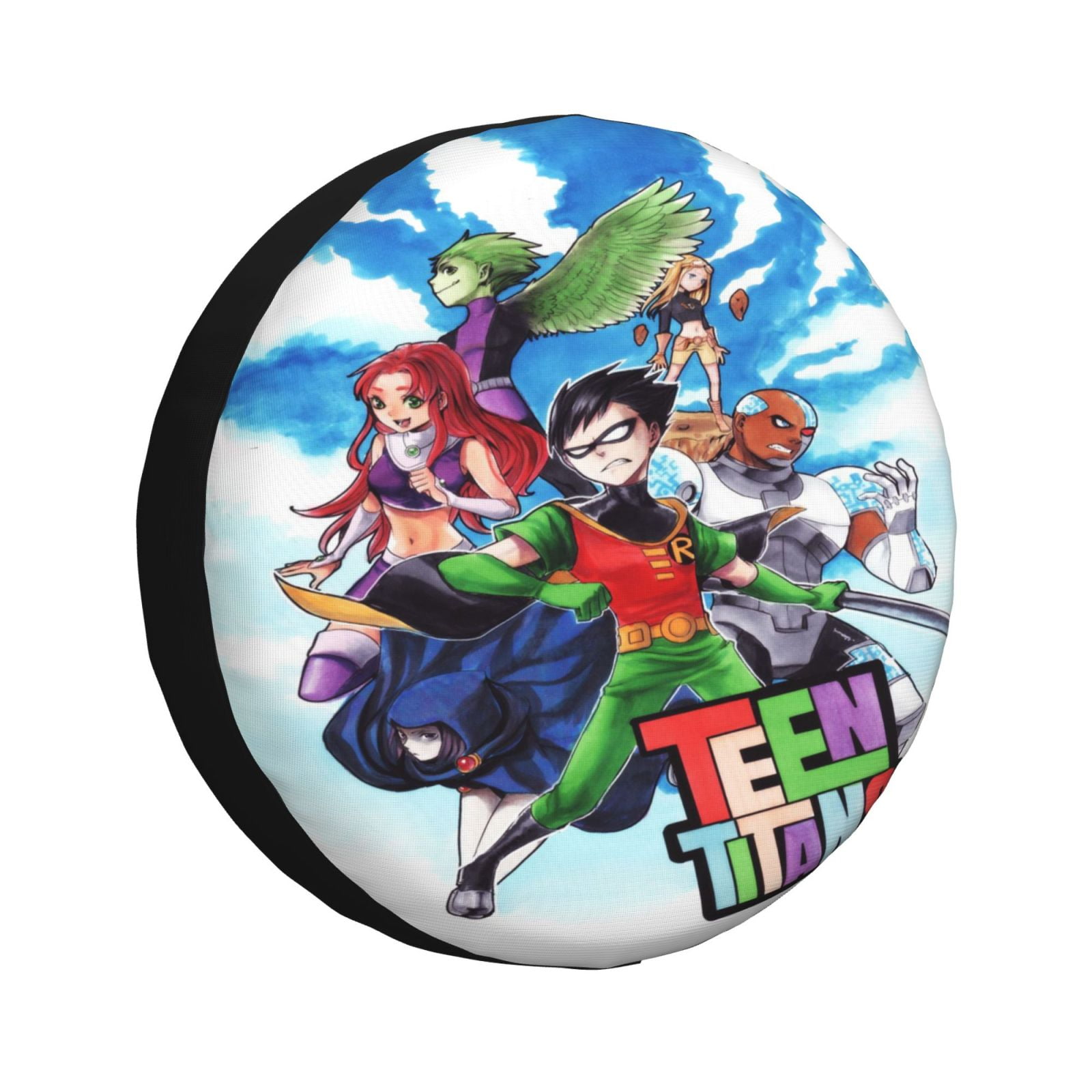 Teen Titans Go Spare Tire Cover for RV SUV Truck Travel Cartoon Trailer ...