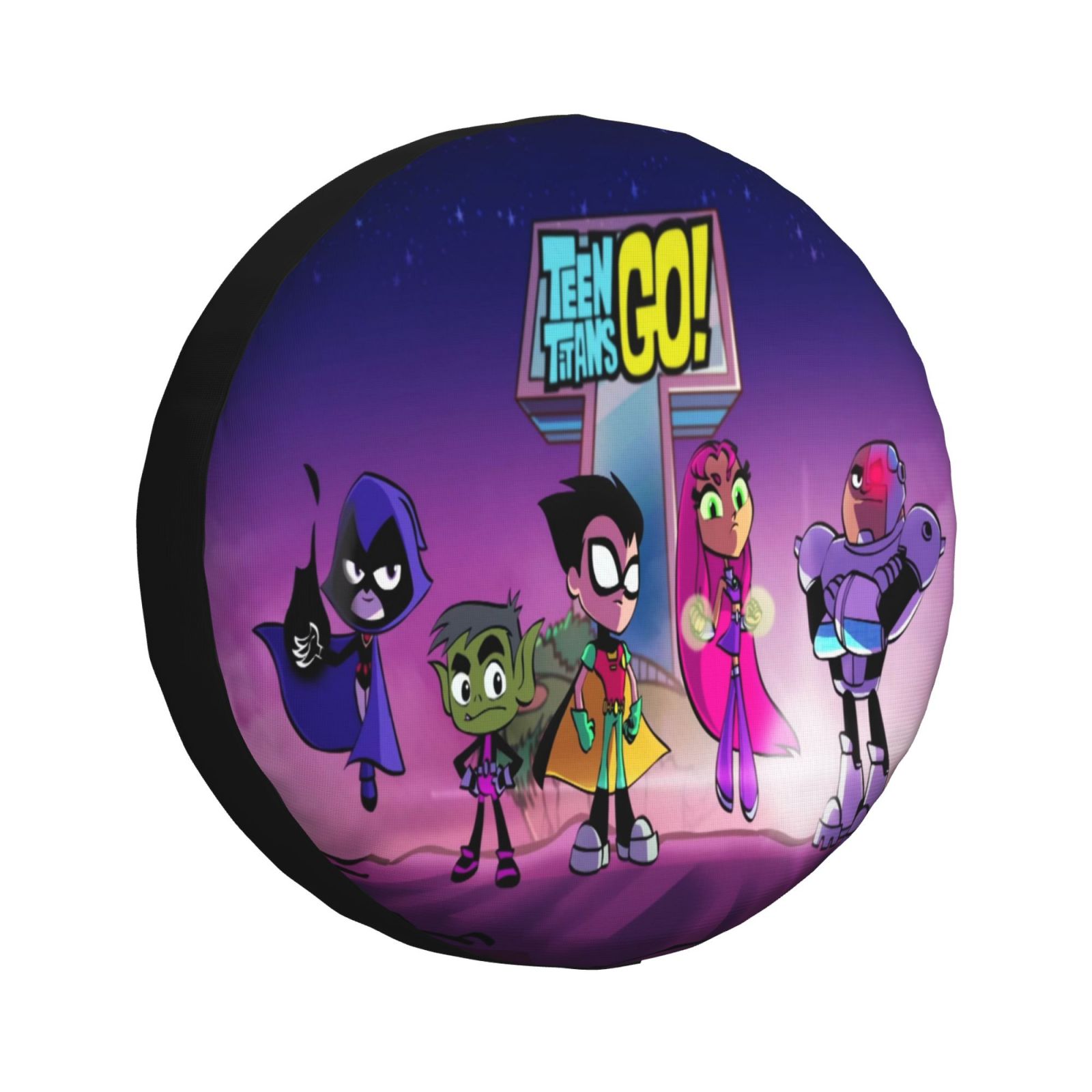 Teen Titans Go Spare Tire Cover for RV SUV Truck Travel Cartoon Trailer ...
