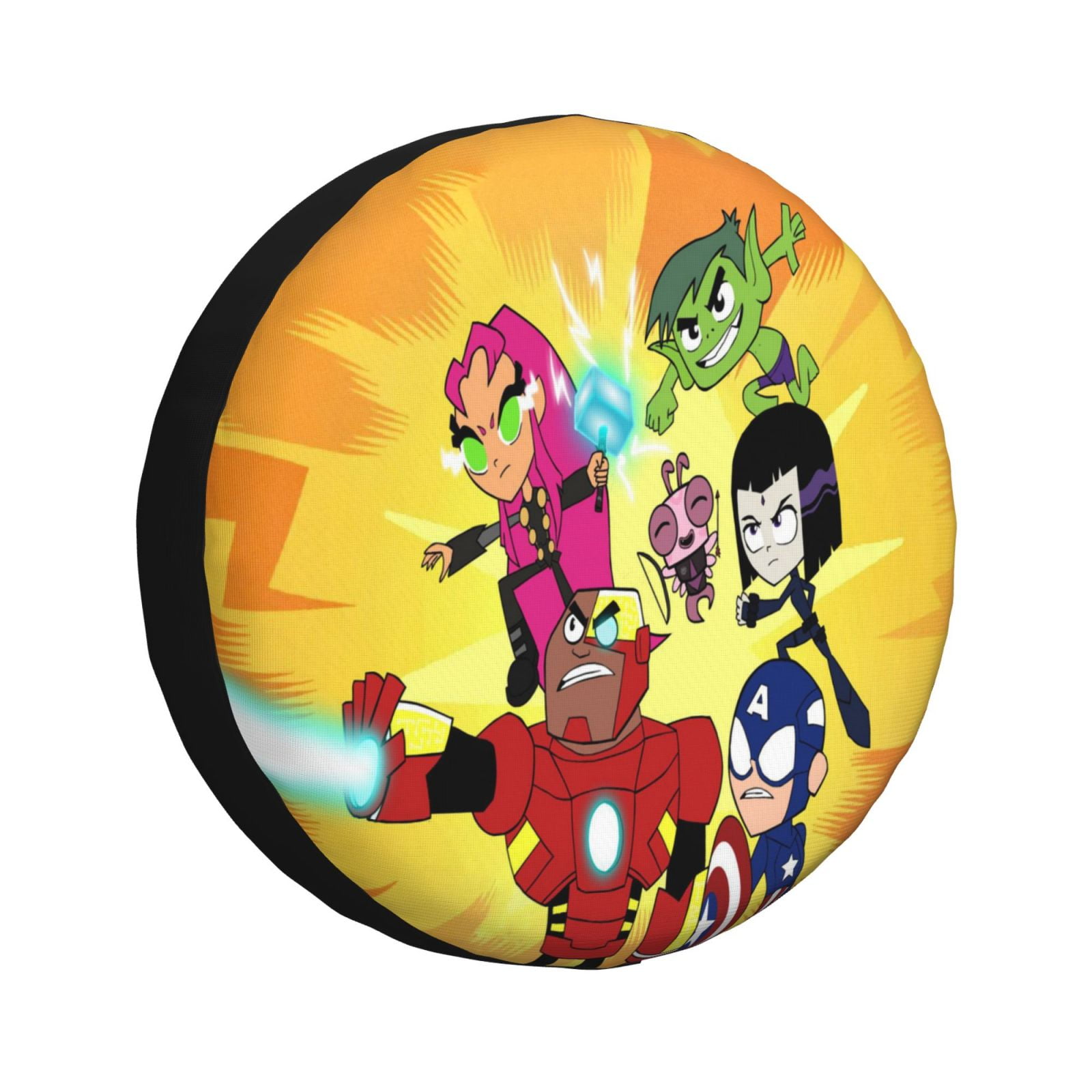 Teen Titans Go Spare Tire Cover for RV SUV Truck Travel Cartoon Trailer ...