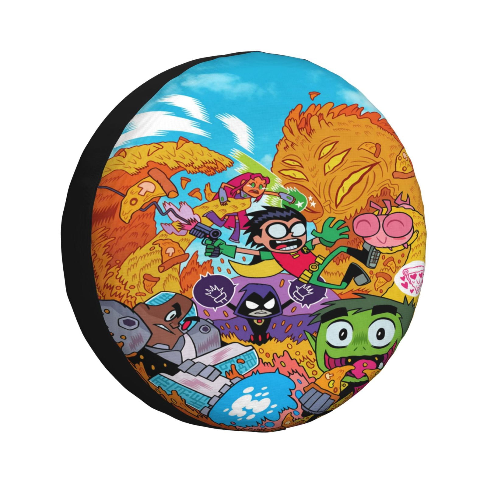 Teen Titans Go Spare Tire Cover for RV SUV Truck Travel Cartoon Trailer ...