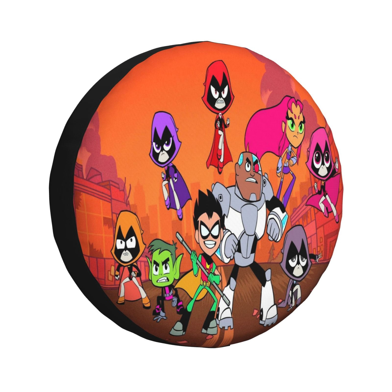 Teen Titans Go Spare Tire Cover for RV SUV Truck Travel Cartoon Trailer ...