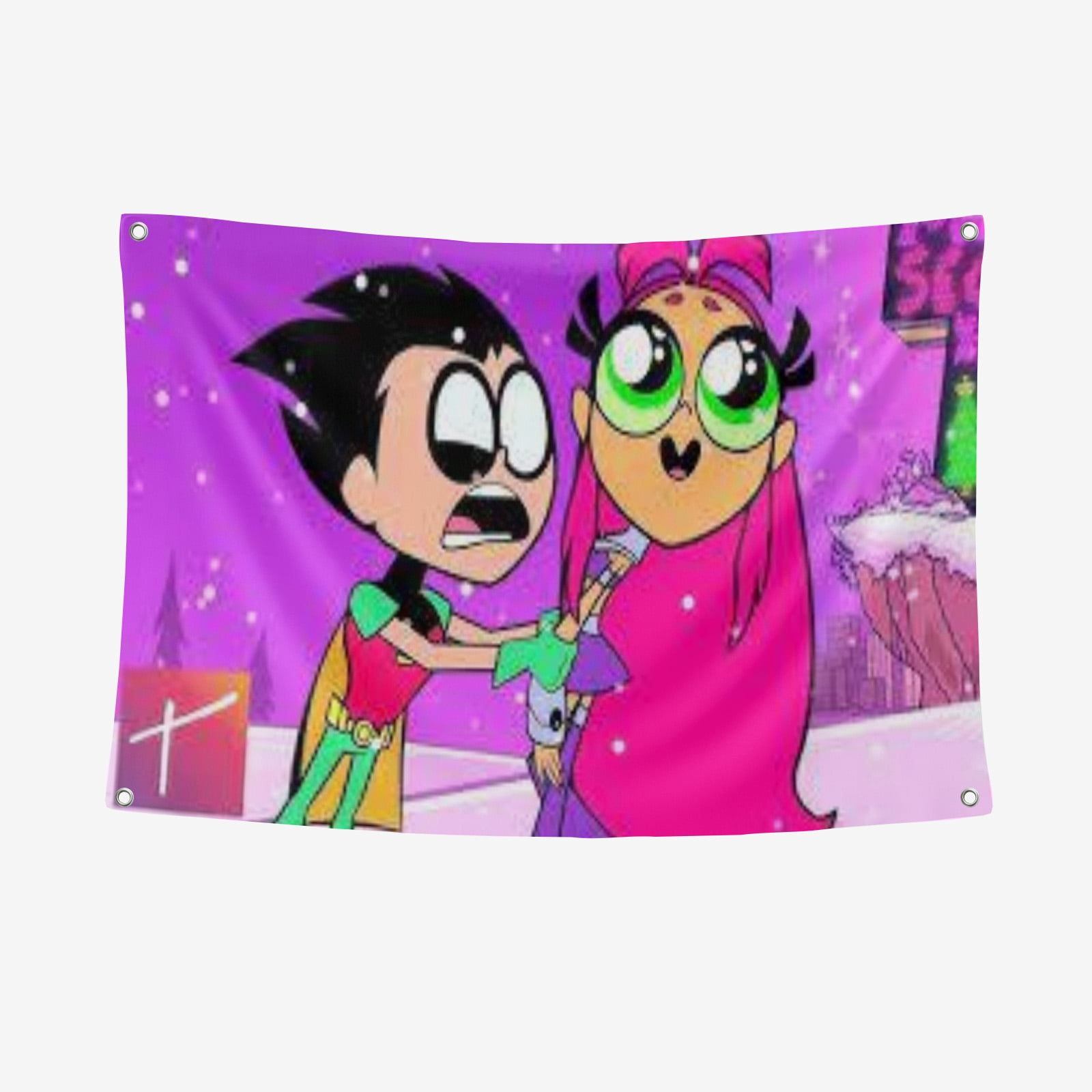 Teen Titans Go Theme Party Supplies Banner Background Backdrop 3.28*4 ...