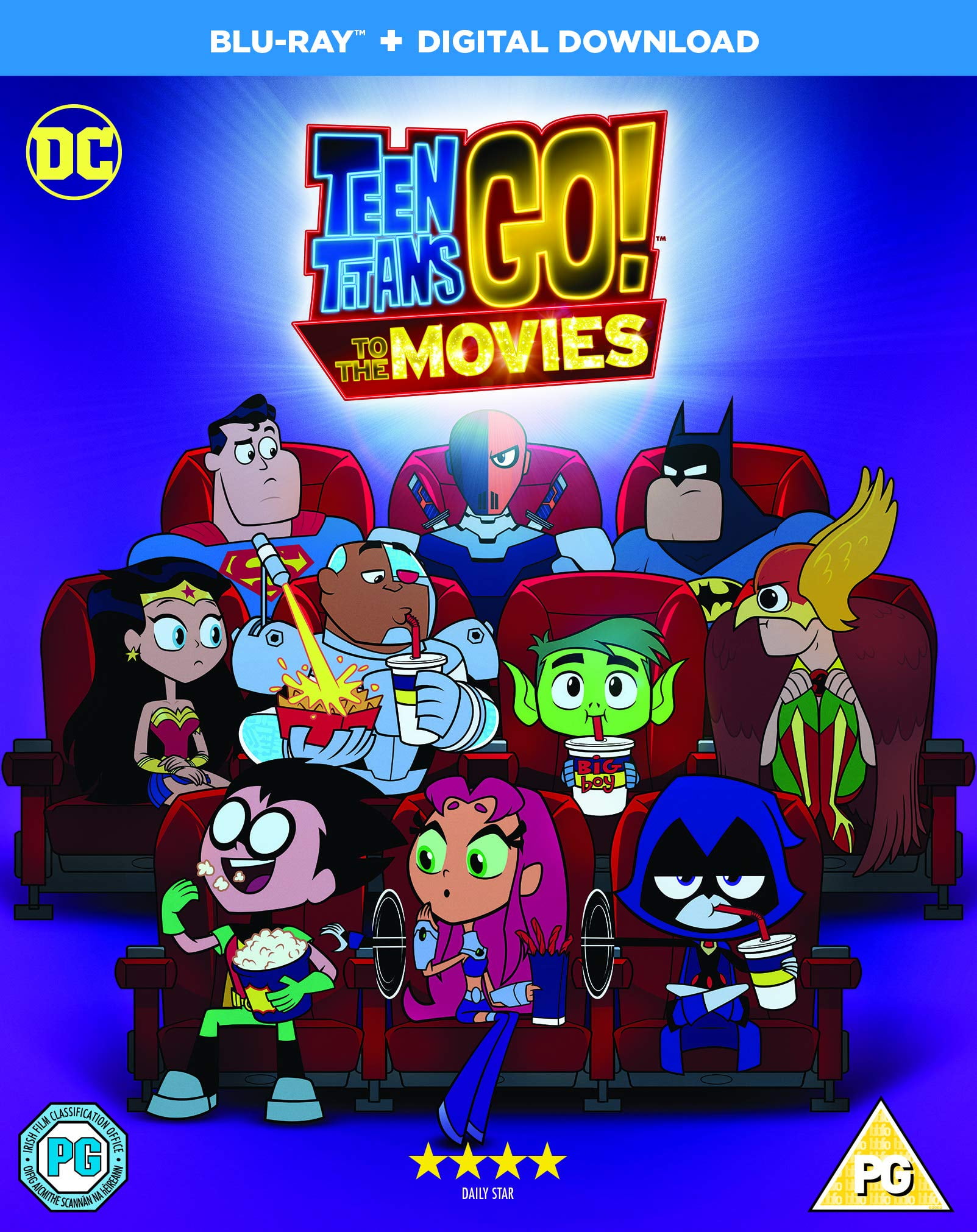 Teen Titans Go To The Movies (2018) (Blu-ray) Greg Cipes Hynden Walch ...