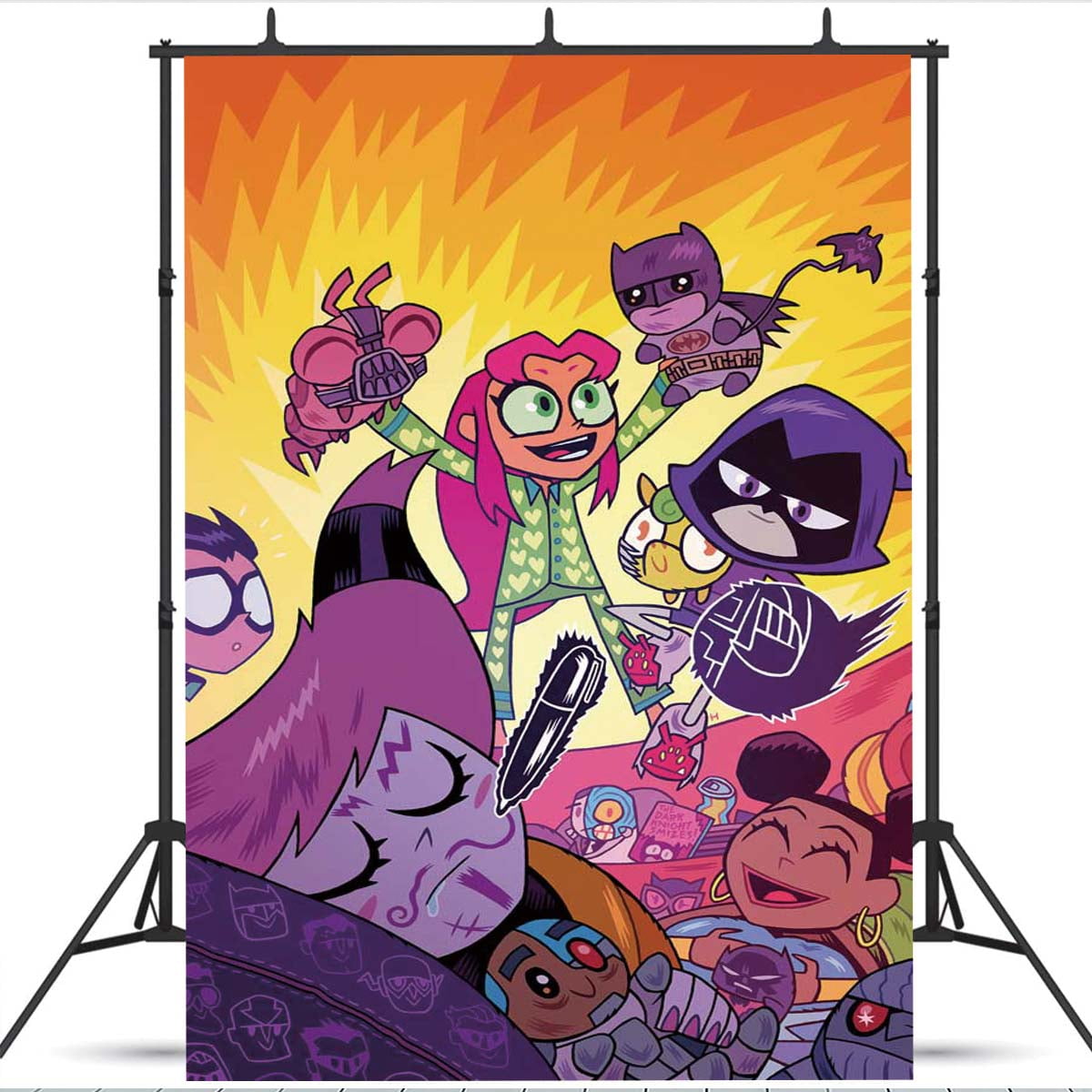 Teen Titans Go school Background Wall Decor Taspestry Poster Banner ...