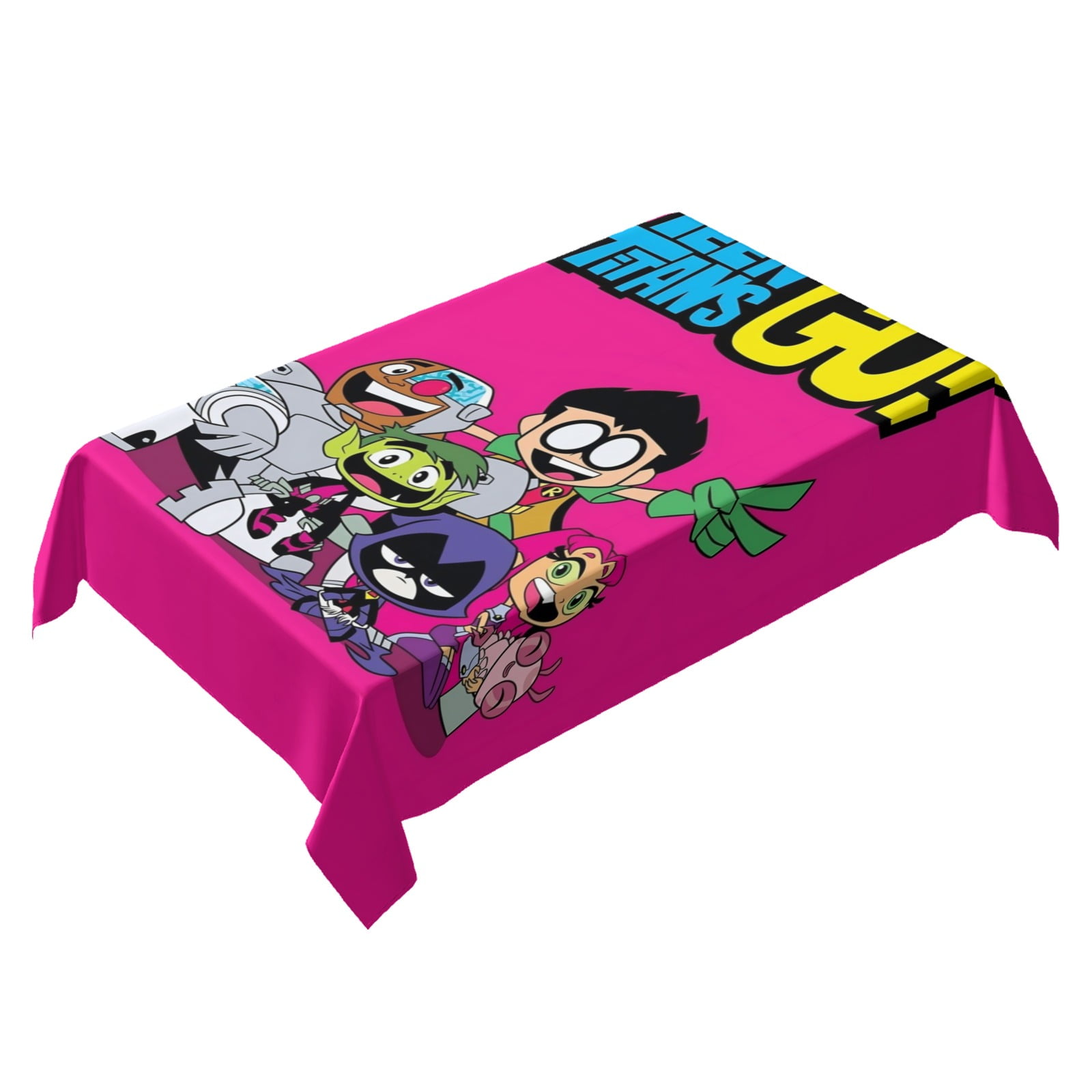 Teen Titans Go-theme square tablecloth has an iconic print, fits most ...
