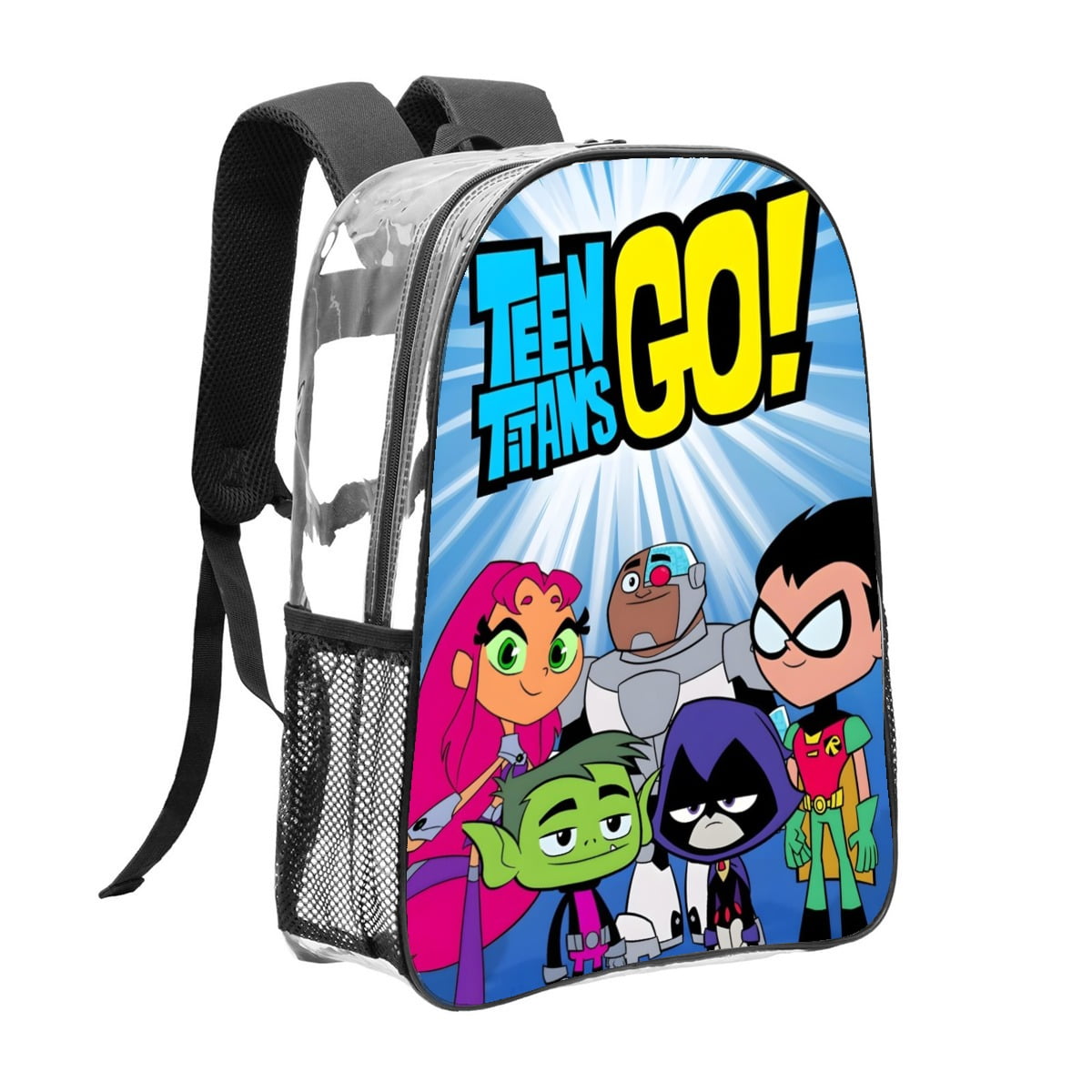 Teen Titans Transparent Backpack - Guard Dog Security, Durable and ...