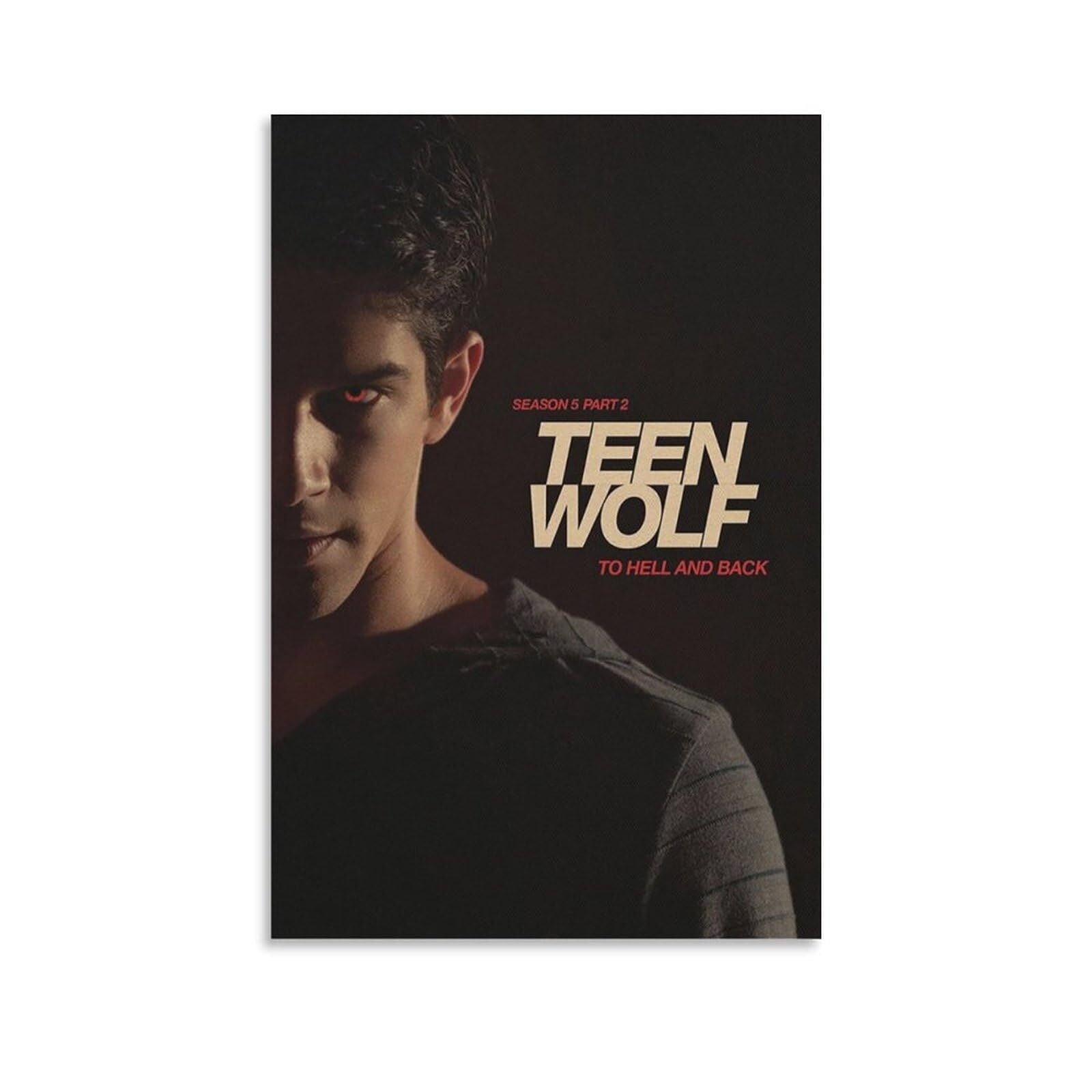 Teen Wolf TV Drama Poster Living Room Printing Oil Painting Interior ...