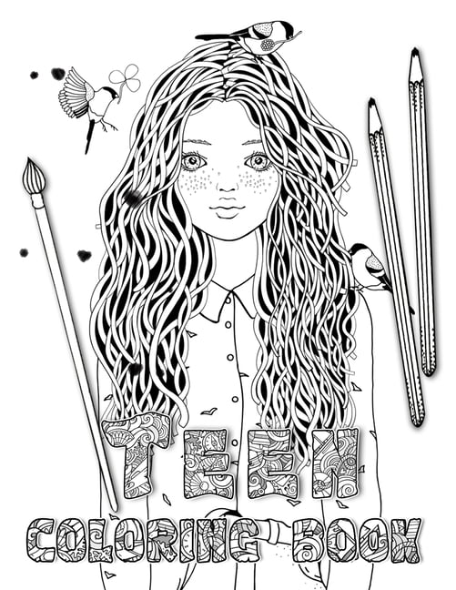 Cute Coloring Pages For Teenage Girls