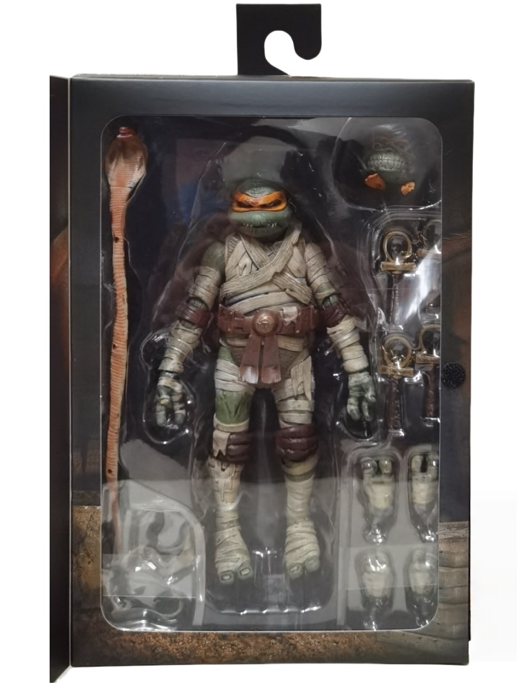 Teena Mutant Ninja Turtle - Michelangel as The Mummy Ultimate 7"Scale ...