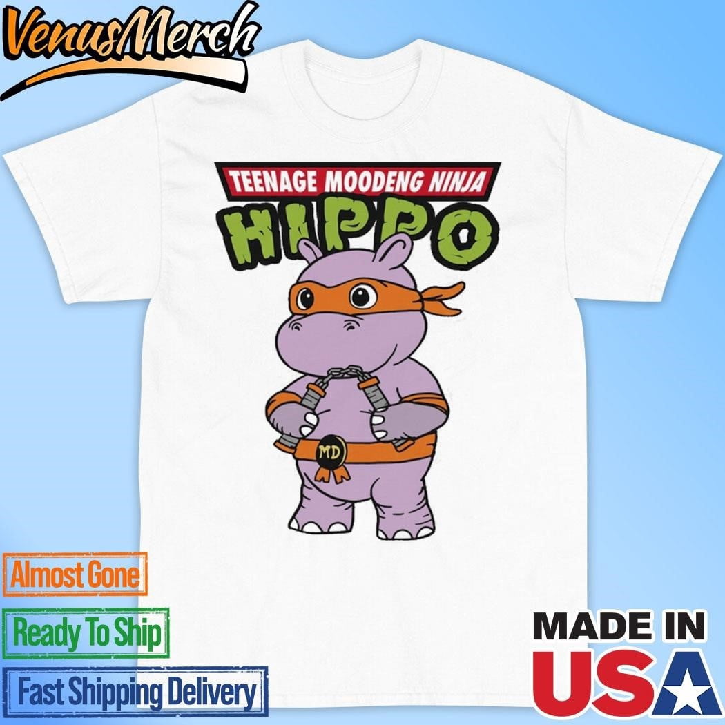 Teenage Moodeng Ninja Hippo Shirt - Walmart.com