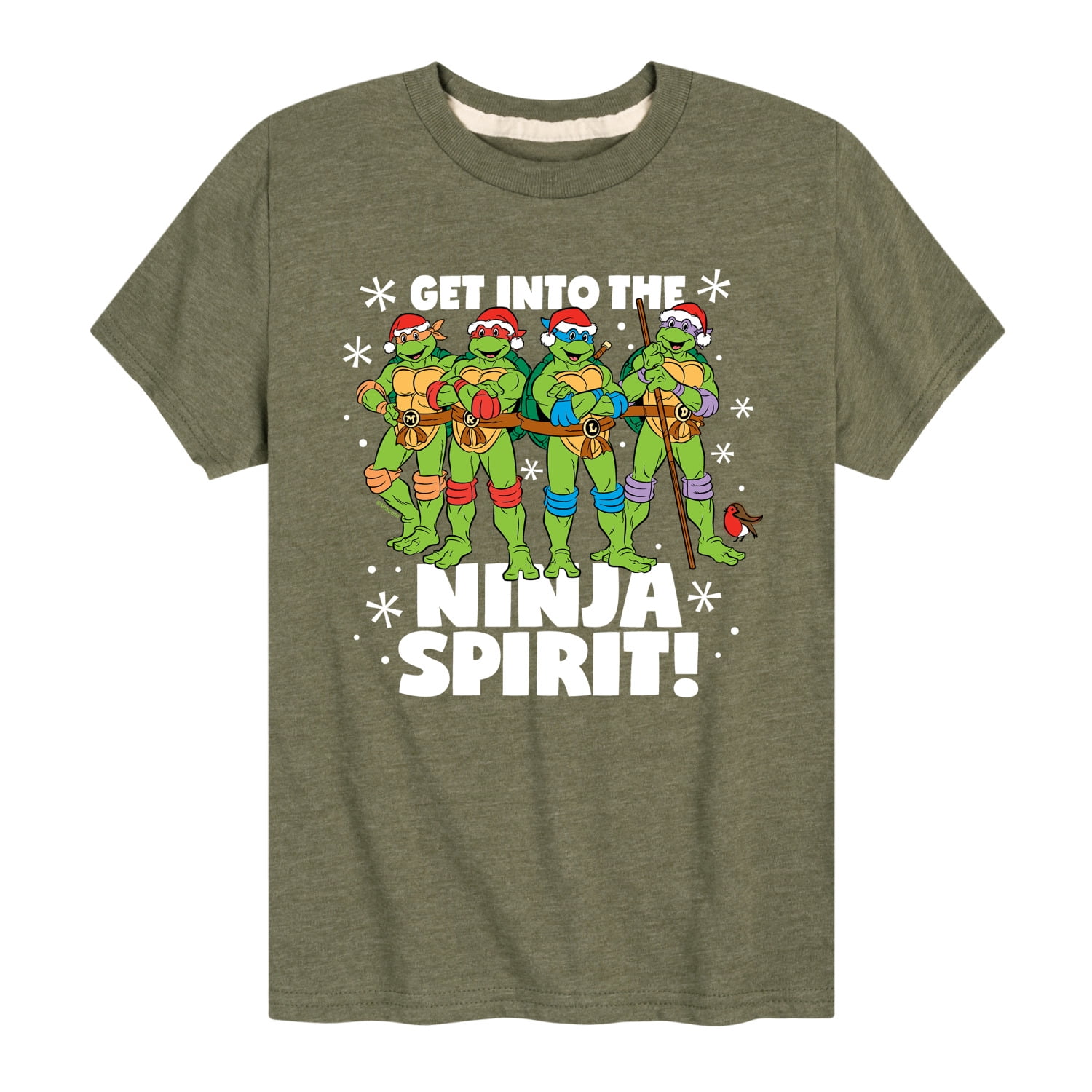 Teenage Muntant Ninja Turtle - Get Into The Ninja Spirit - Toddler And Youth Short Sleeve ...