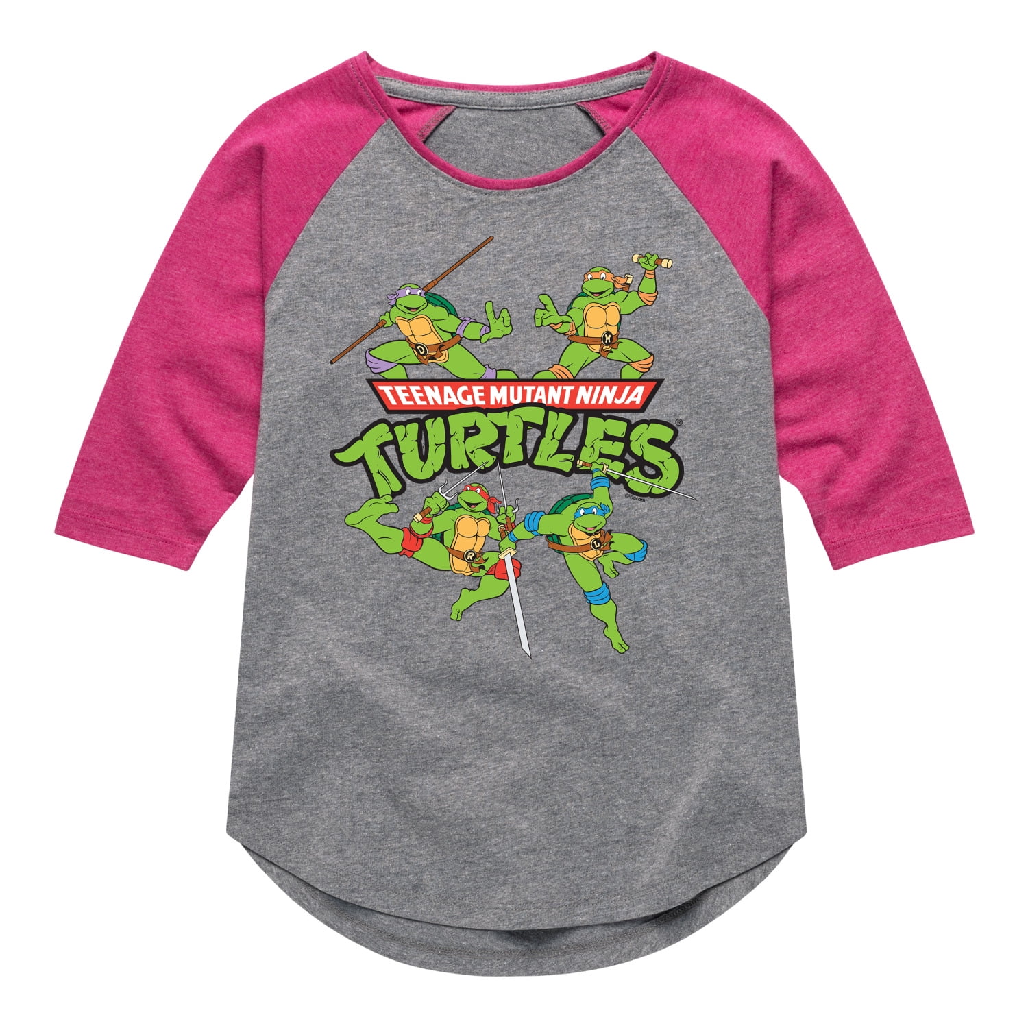 Teenage Muntant Ninja Turtles - Group - Toddler And Youth Girls Shirt ...
