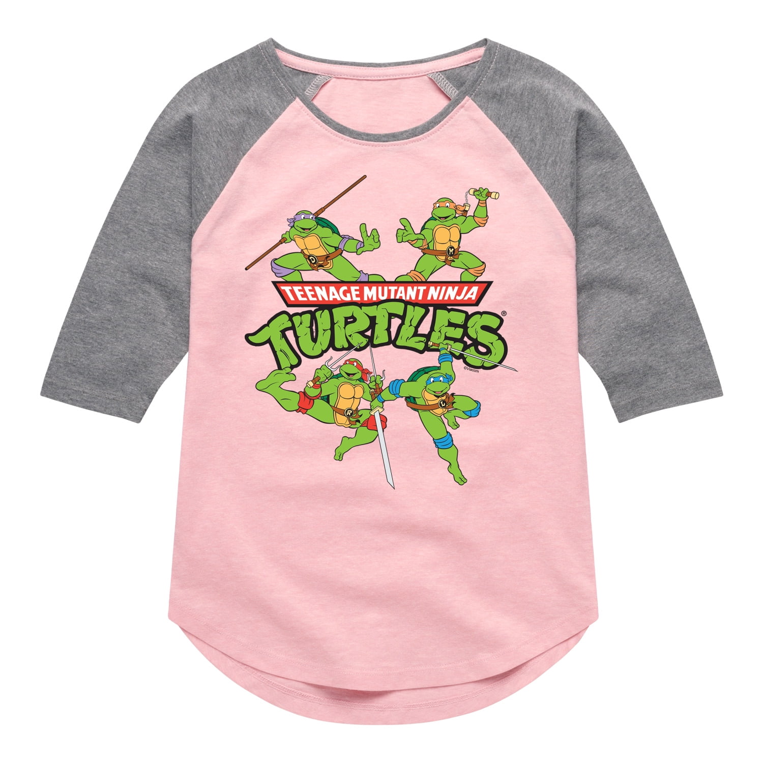 Teenage Muntant Ninja Turtles - Group - Toddler And Youth Girls Shirt ...