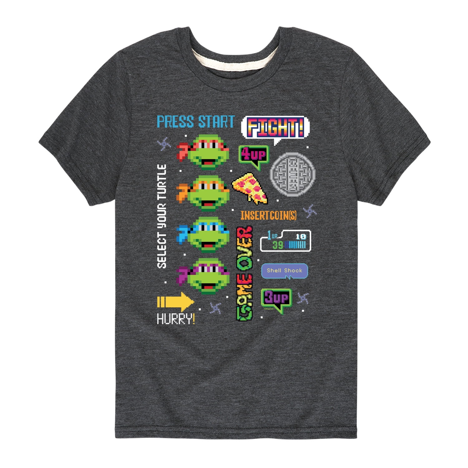 Teenage Muntant Ninja Turtles - Icon Cluster - Toddler And Youth Short ...