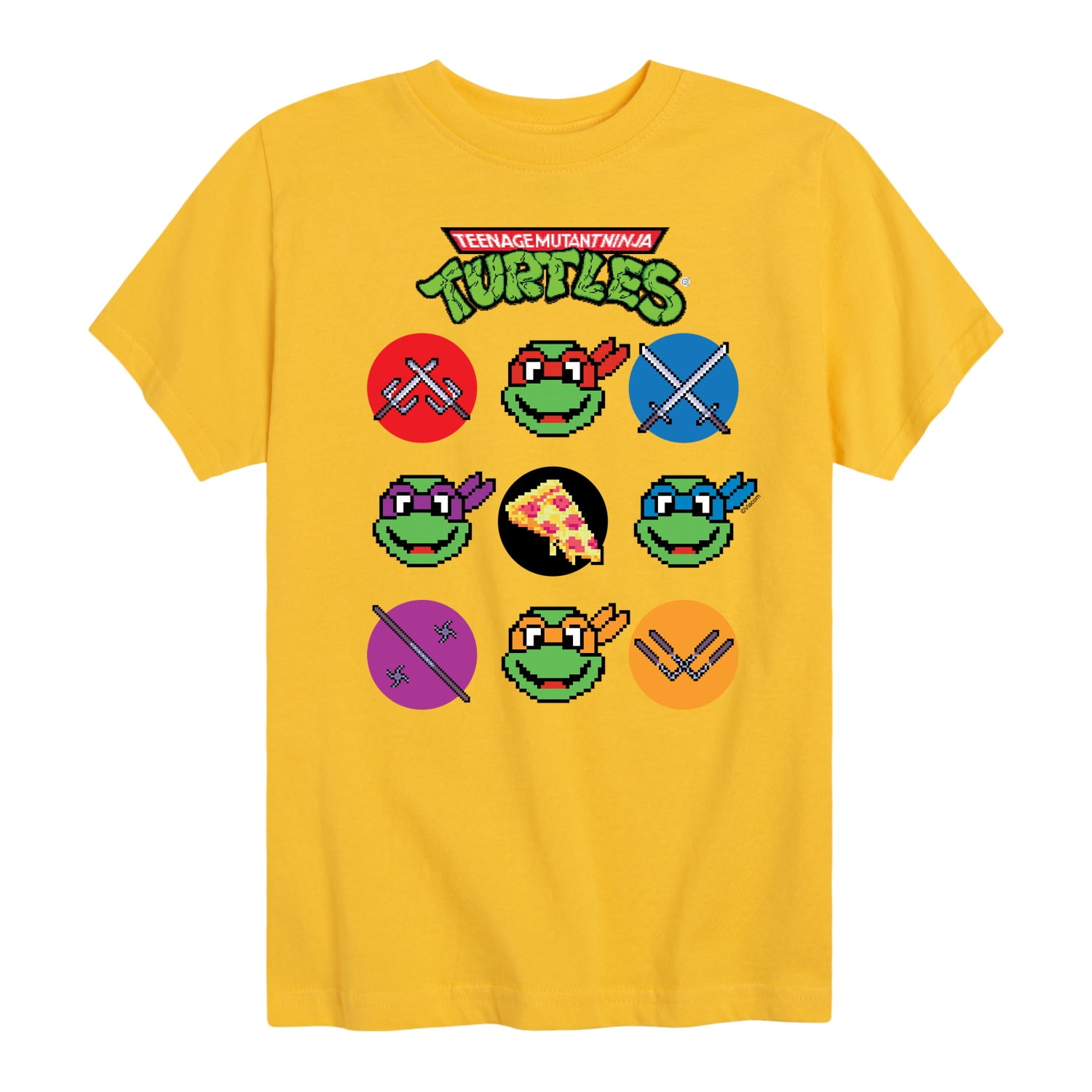 Teenage Muntant Ninja Turtles - Turtles Grid - Toddler And Youth Short ...