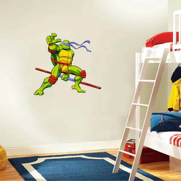 Teenage Mutant Ninja Cartoon Wall Decor Sticker Phone Decal Water ...