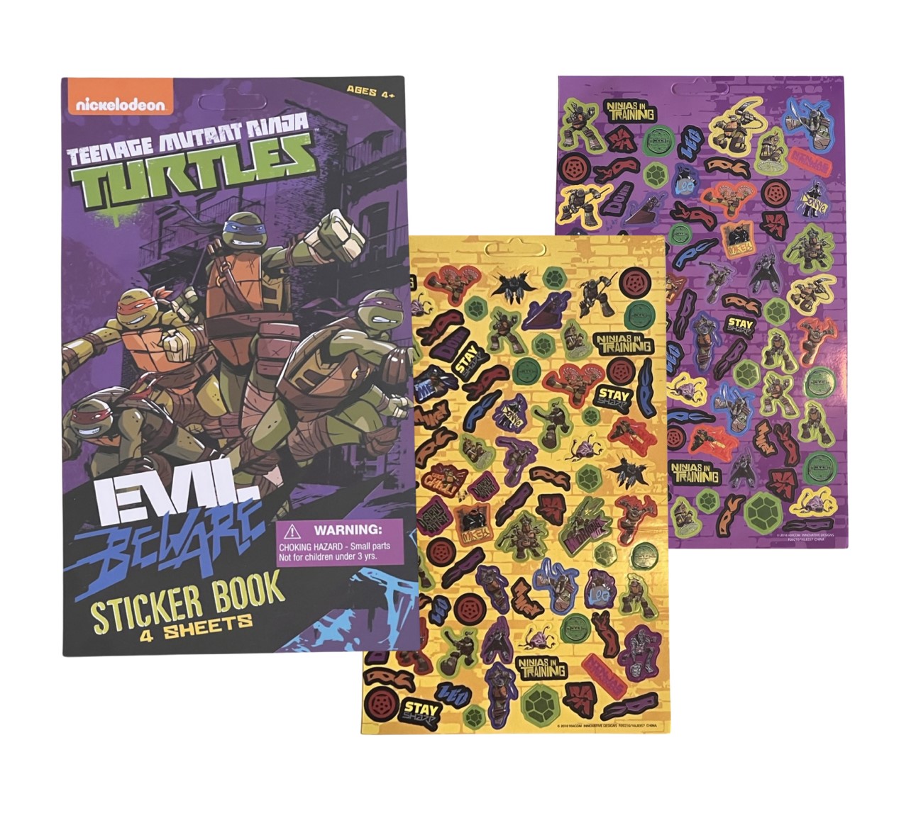 Teenage Mutant Ninja Turtle Sticker Book with Over 295 Stickers ...