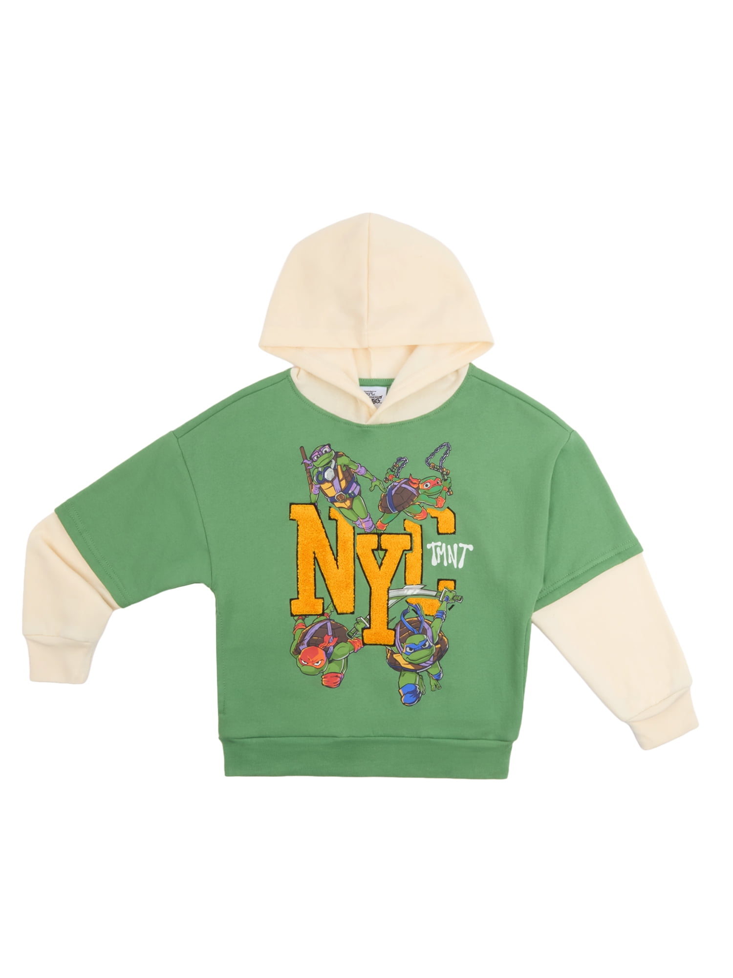 Teenage Mutant Ninja Turtles Boys Twofer Hoodie, Sizes 4-18 - Walmart.com
