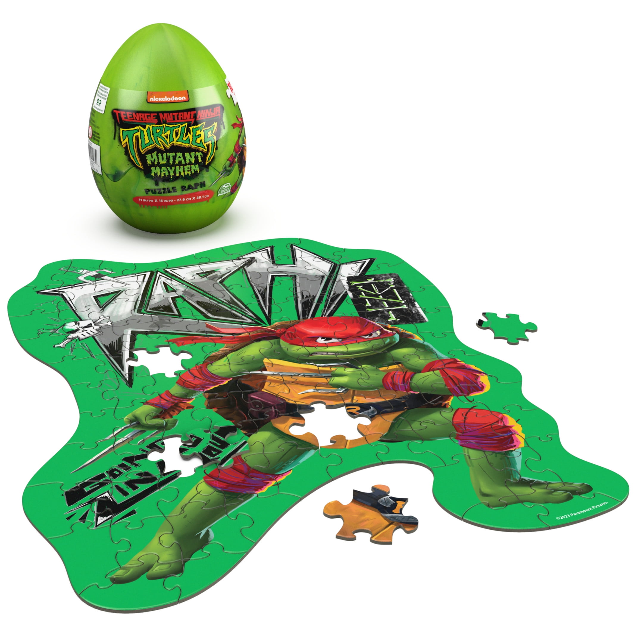Teenage Mutant Ninja Turtles 100-Piece Raph Puzzle in Egg Package ...