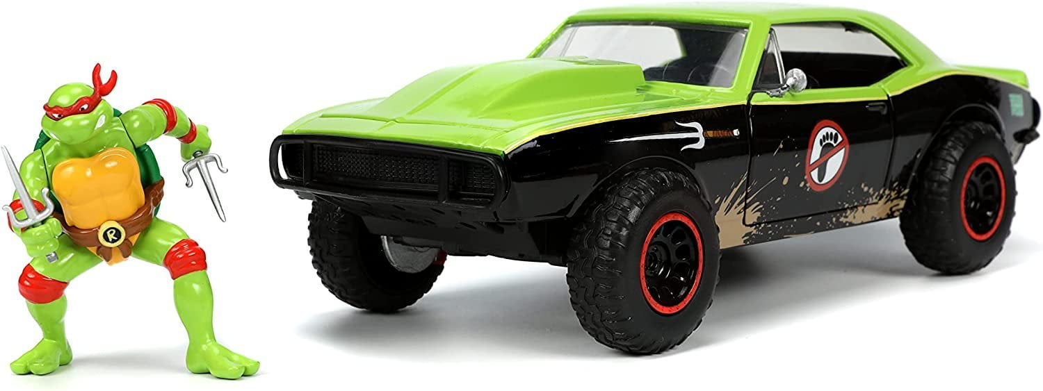 Jada Toys 1967 Chevy Camaro Offroad w/ Raphael TMNT Diecast Model Car 1 ...