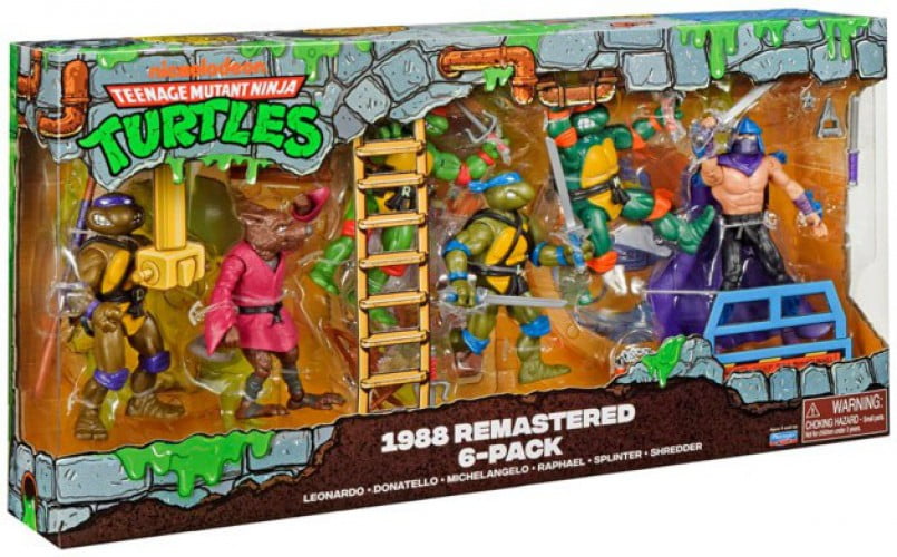 Teenage Mutant Ninja Turtles 1988 Remastered Leonardo, Donatello ...