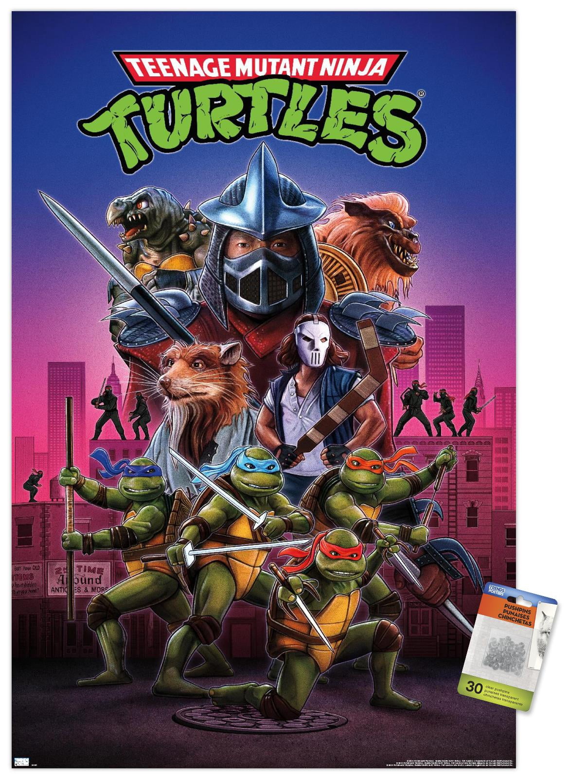 Teenage Mutant Ninja Turtles (1990) - One Sheet Wall Poster with ...