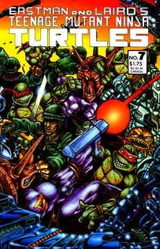 Teenage Mutant Ninja Turtles (1st Series) #7 VF ; Mirage Comic Book ...