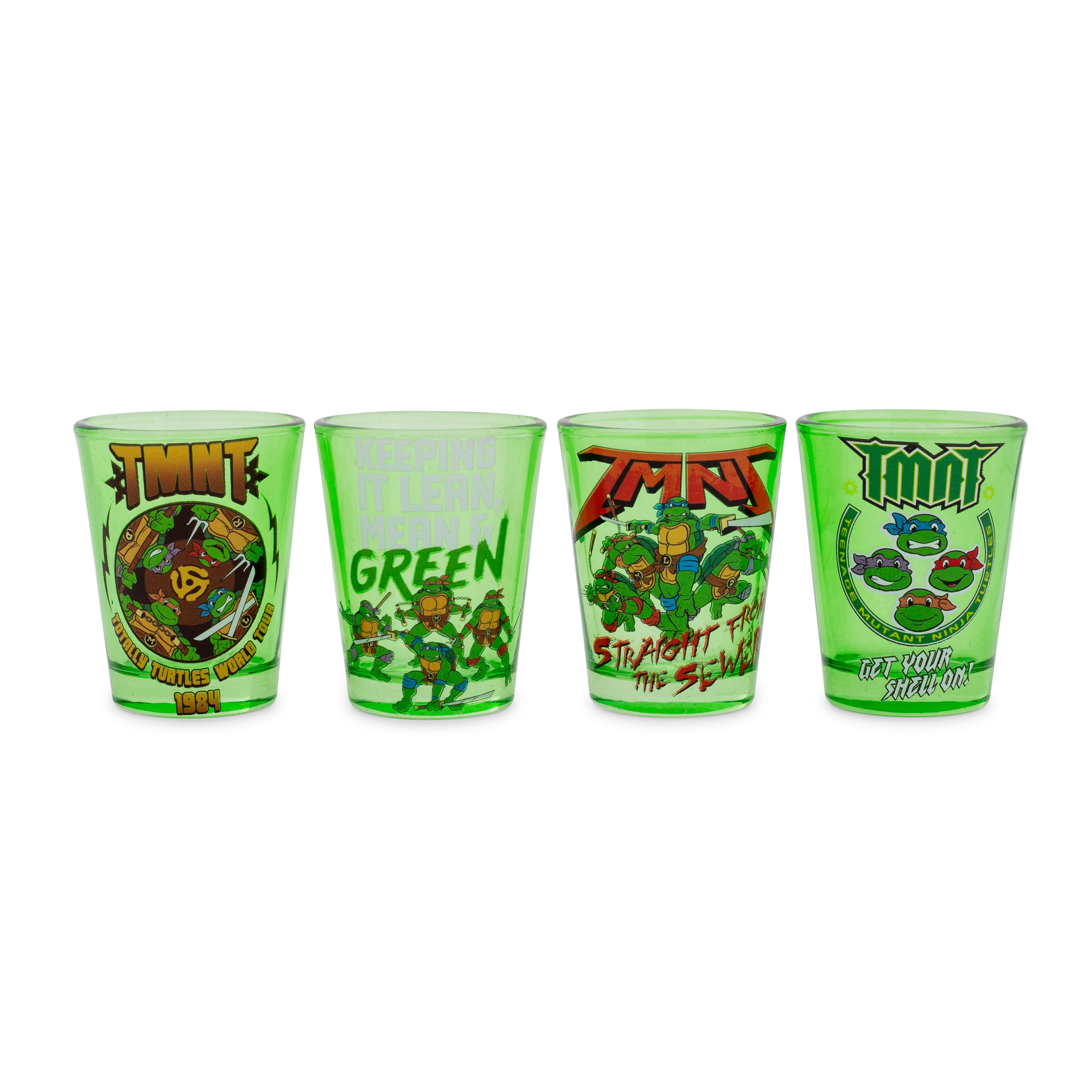 Teenage Mutant Ninja Turtles 2-Ounce Mini Shot Glasses | Set of 4 ...
