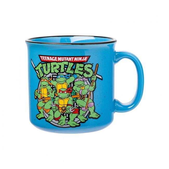 Teenage Mutant Ninja Turtles 893133 20 oz Group Pose Ceramic Camper Mug ...
