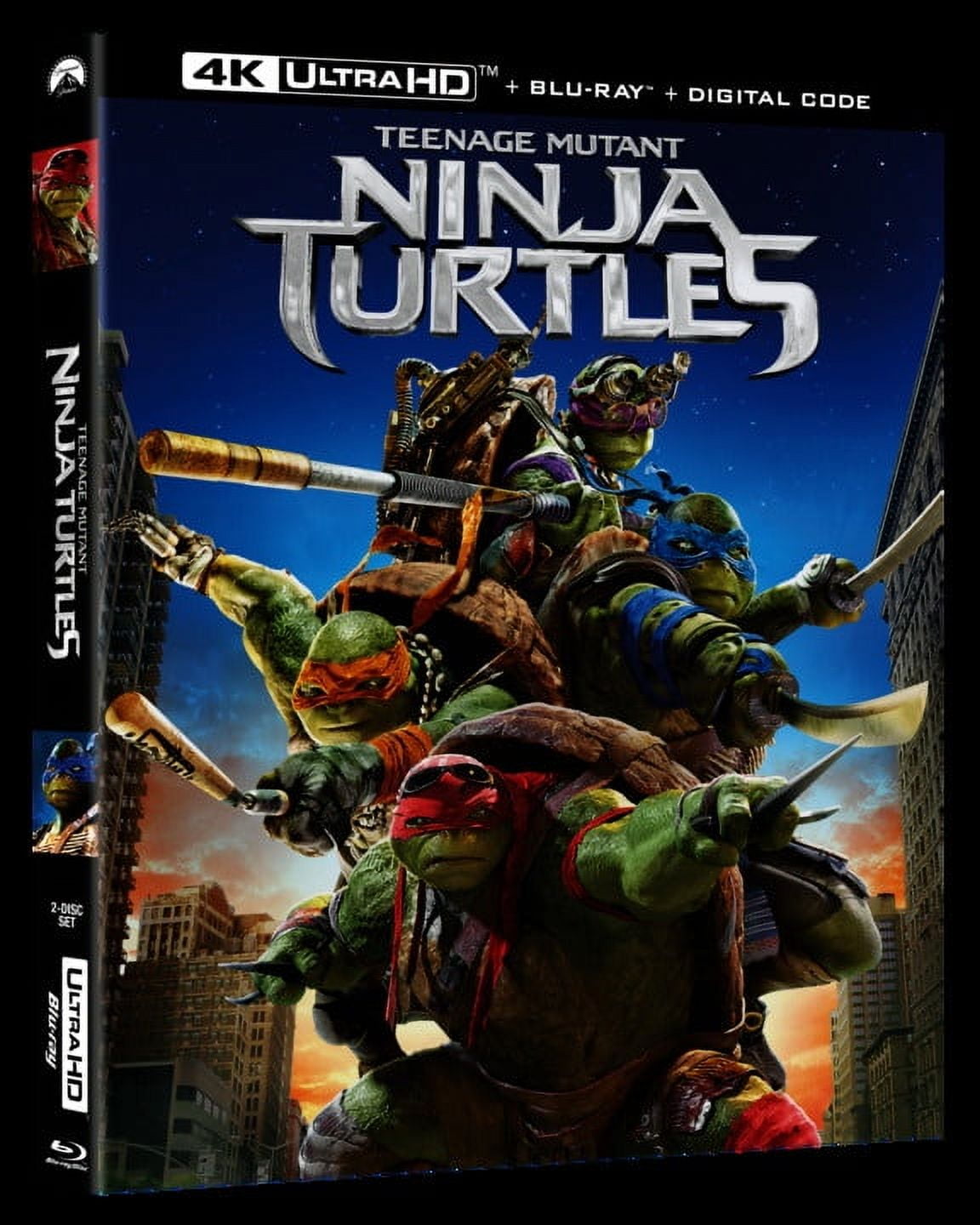 Teenage Mutant Ninja Turtles 2014 (4K Ultra HD + Blu-ray + Digital Copy ...