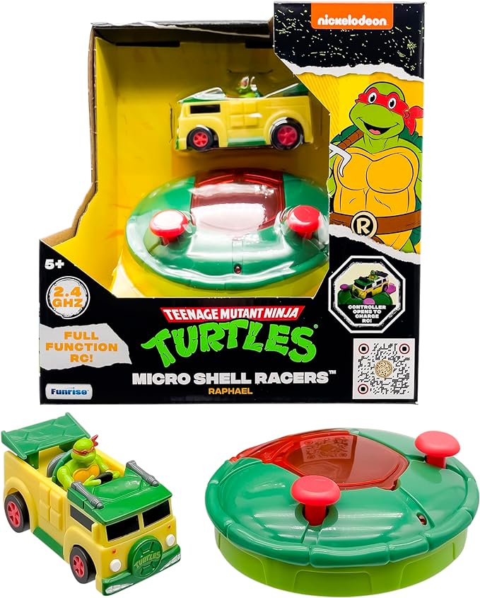 Teenage Mutant Ninja Turtles 3" Micro Shell Racers, Raphael, Ages 5 ...