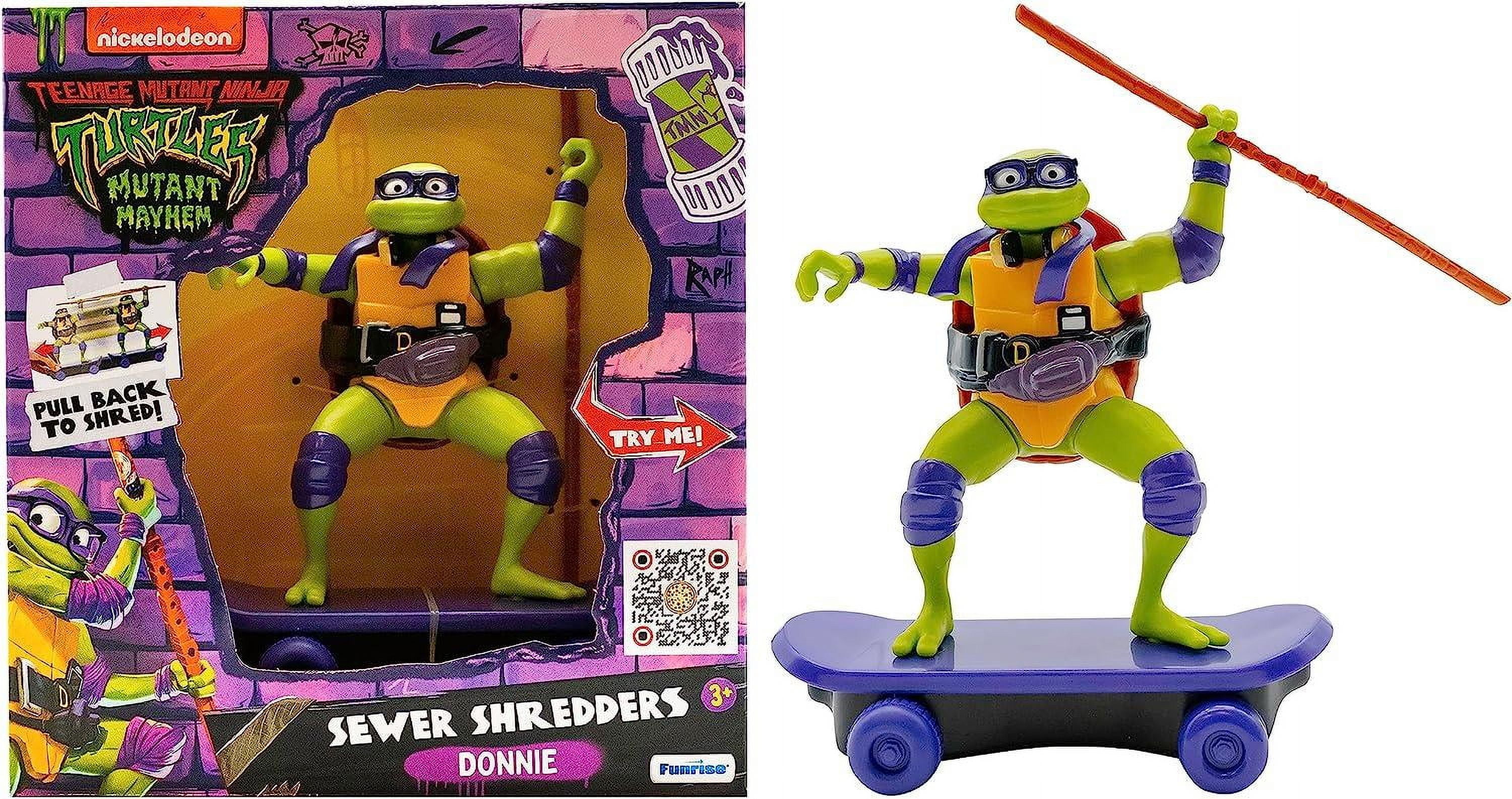 Teenage Mutant Ninja Turtles 5" Sewer Shredders, Donatello, Movie ...