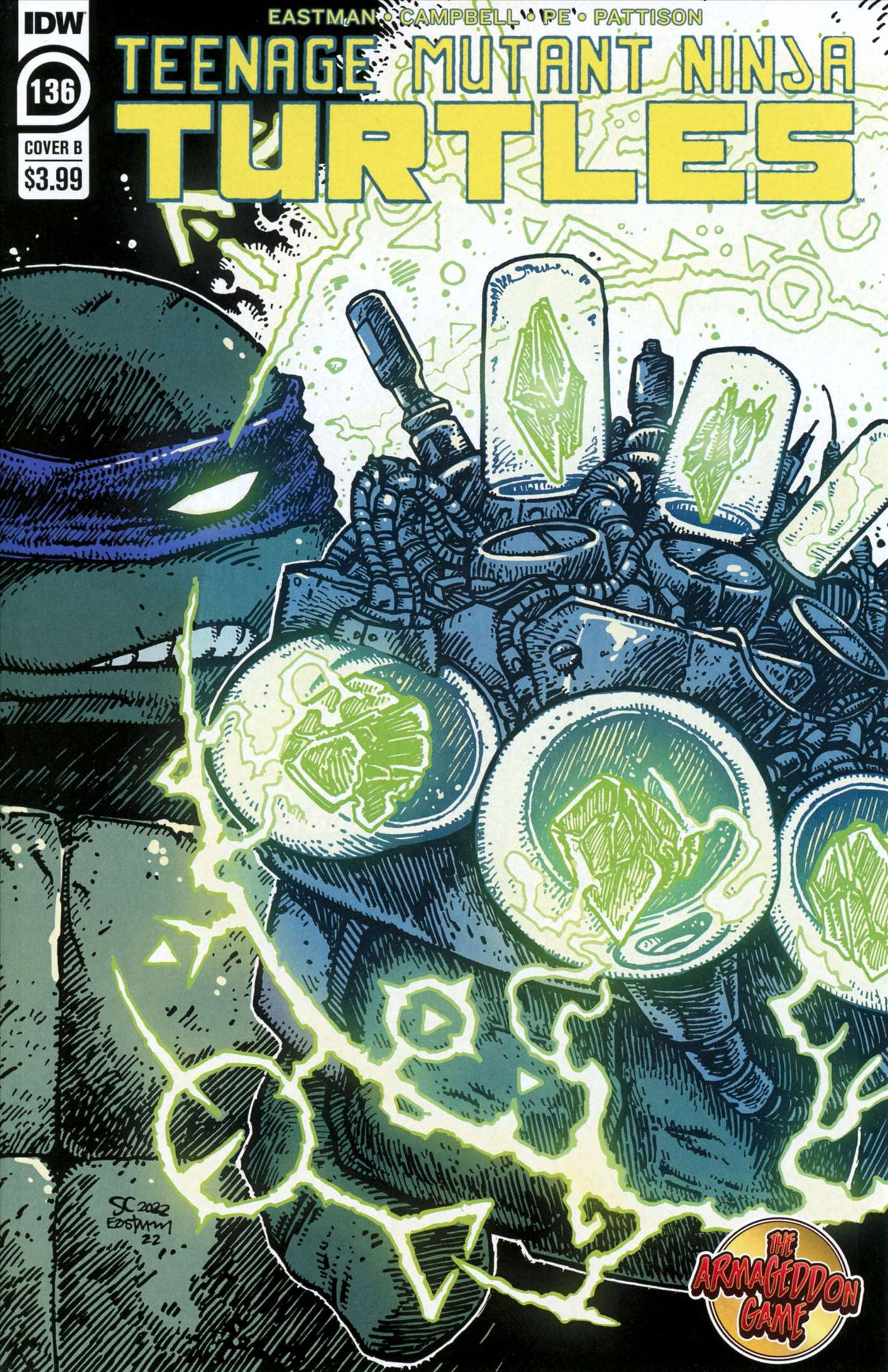 Teenage Mutant Ninja Turtles (5th Series) #136B VF ; IDW Comic Book ...