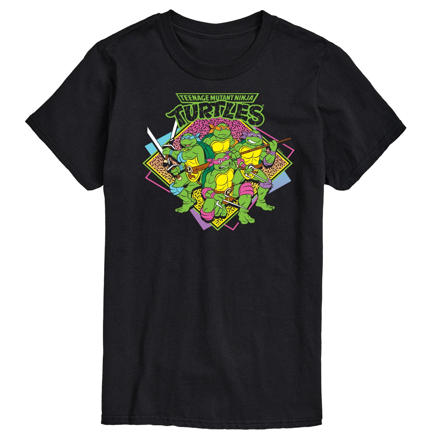 Teenage Mutant Ninja Turtles - 80s TMNT - Men's Short Sleeve Graphic T ...