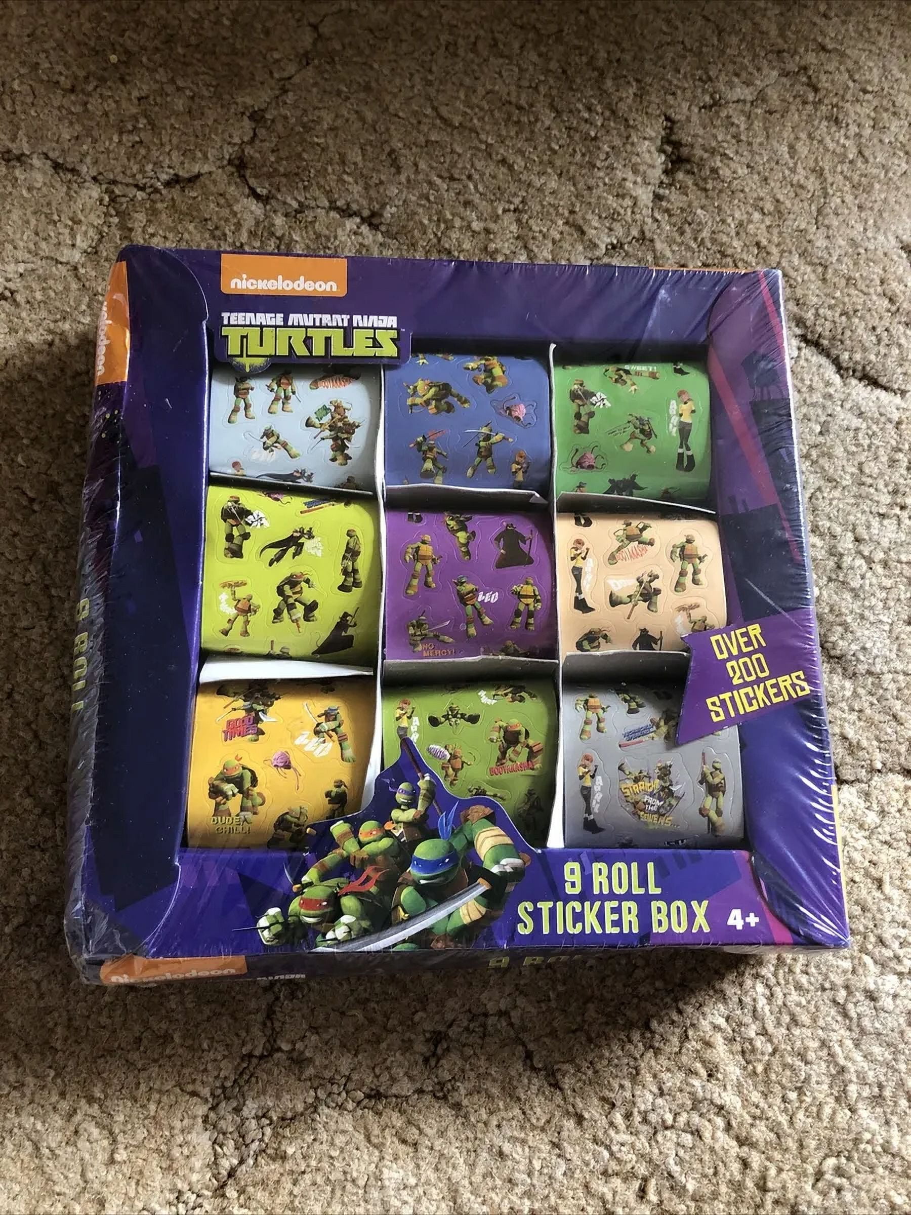 Teenage Mutant Ninja Turtles 9 Roll Sticker Box - Walmart.com