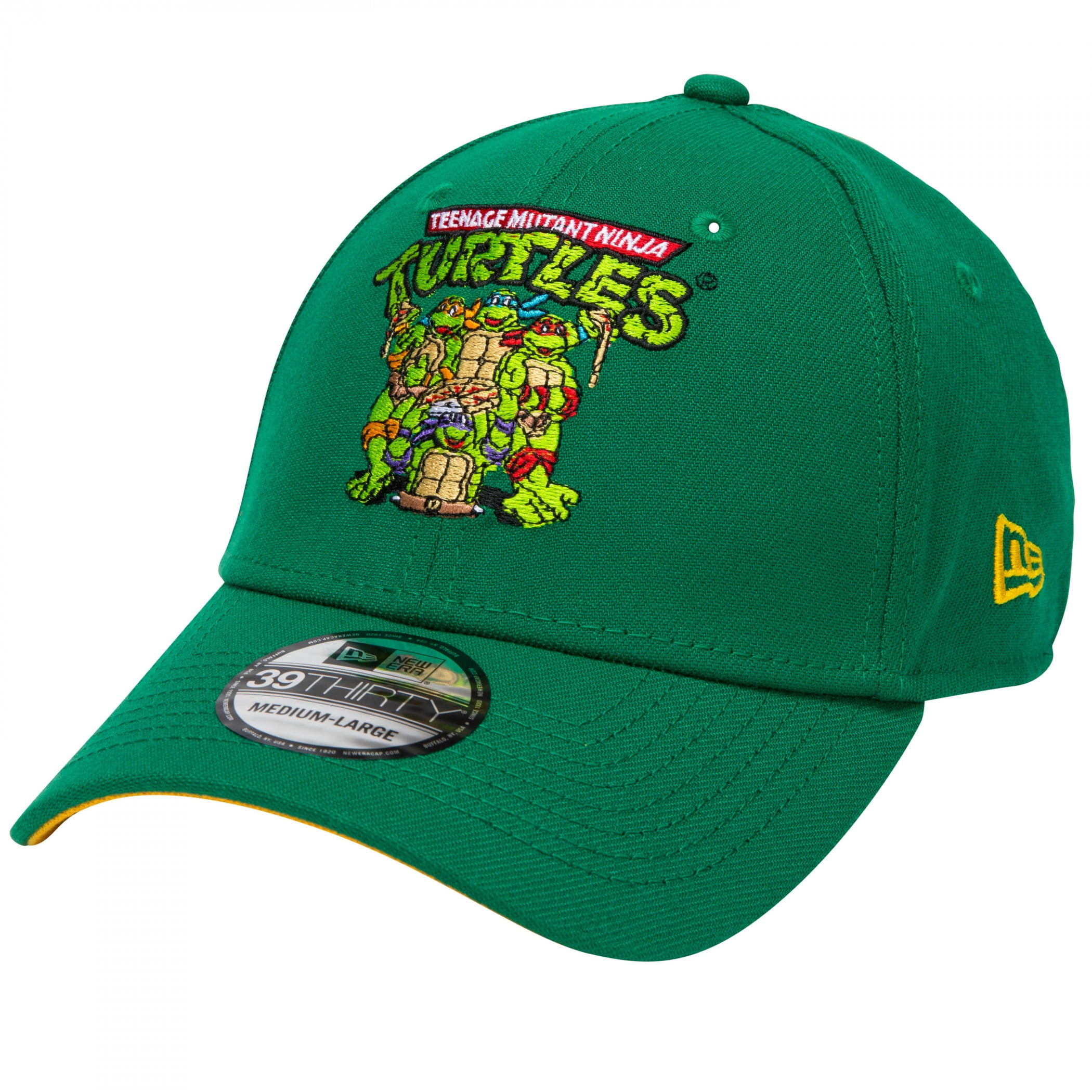 Teenage Mutant Ninja Turtles 90's Logo 39Thirty Fitted Hat-Small/Medium ...