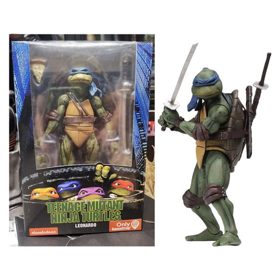 J&G Teenage Mutant Ninja Turtles Action Figure, Leonardo, 7" Blue, TMNT ...