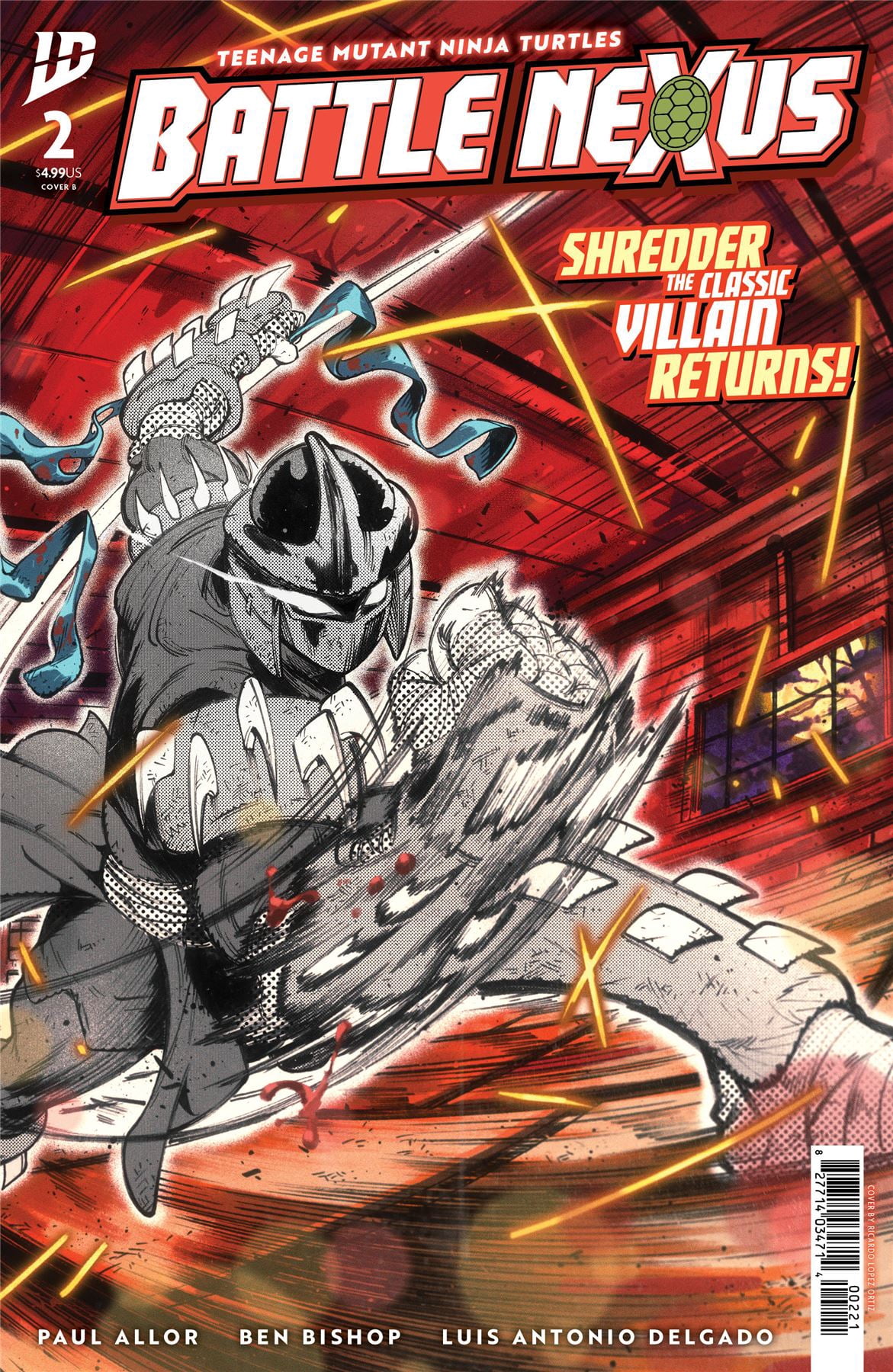 Teenage Mutant Ninja Turtles: Battle Nexus #2 Variant B (Ortiz) IDW ...