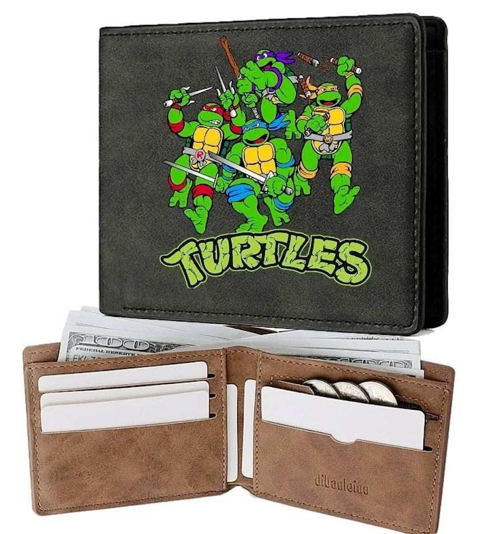 Teenage Mutant Ninja Turtles BiFold Wallet TMNT Characters - Walmart.com