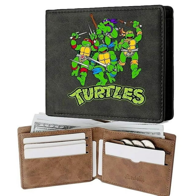 Teenage Mutant Ninja Turtles BiFold Wallet TMNT Characters - Walmart.com