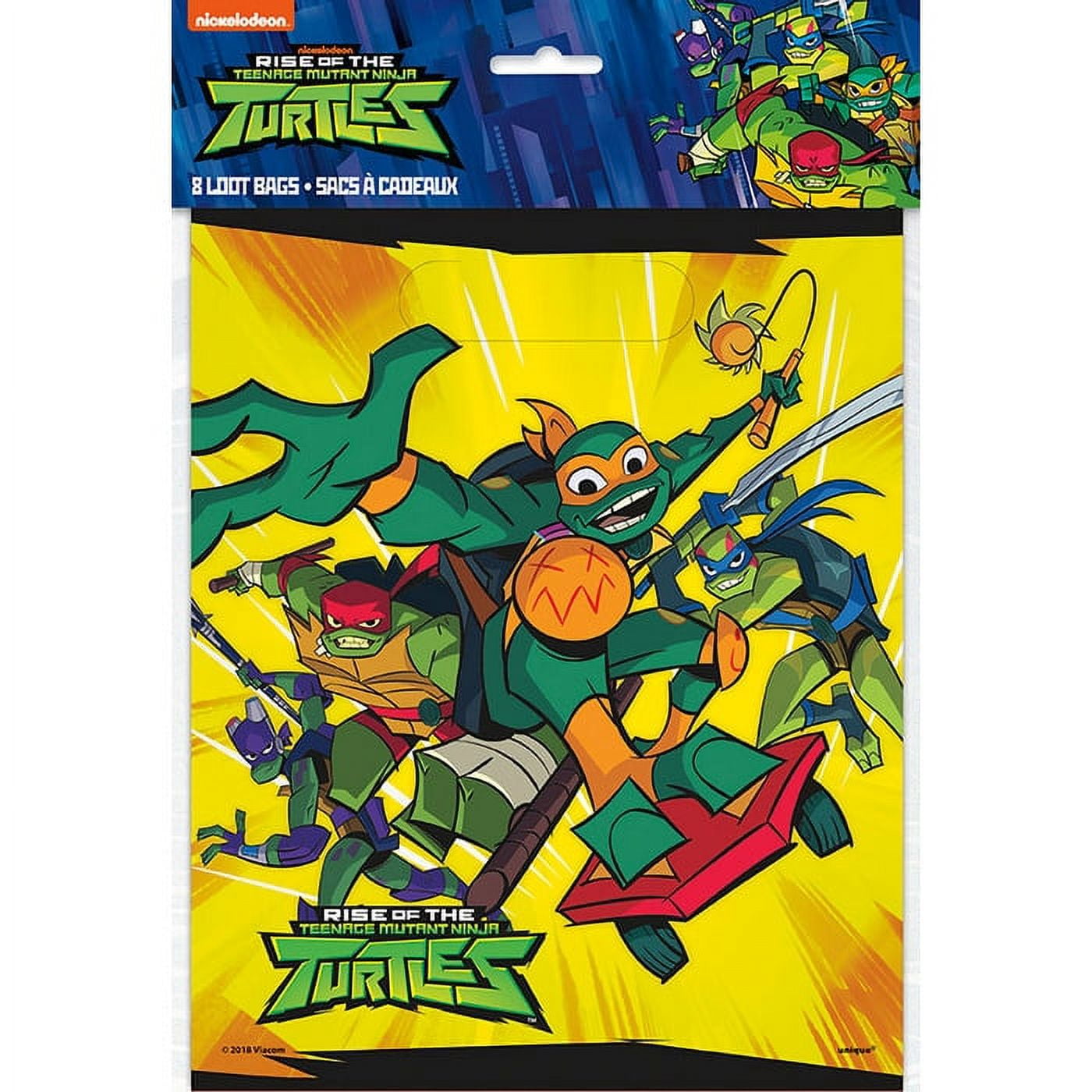 Teenage Mutant Ninja Turtles Birthday Party Loot Bags, 8 Count ...