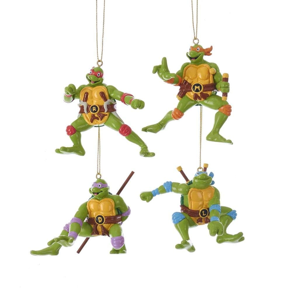Teenage Mutant Ninja Turtles Blow Mold Ornaments, 4 Assorted - Walmart.com